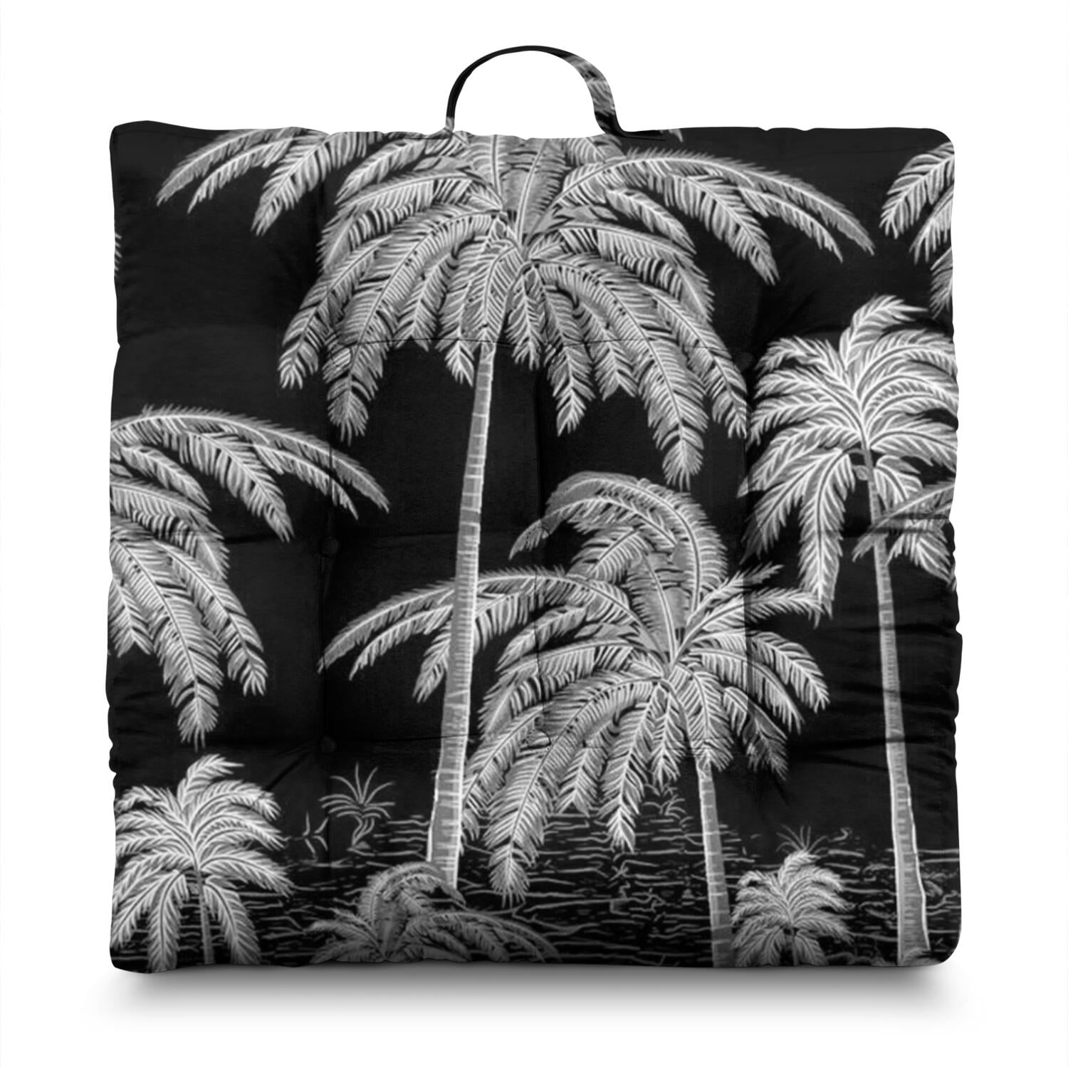 Hawaii Palm Tree Tatami Mat Cushion - Thick Meditation Seat for Adults ...
