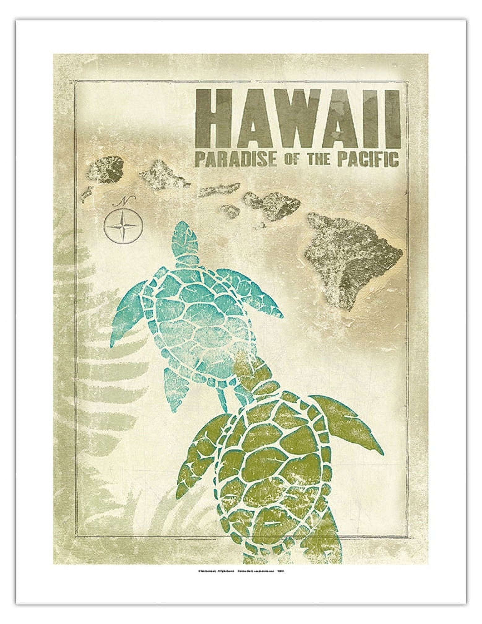 Hawaii Paradise of the Pacific - Turtles (Honu) Hawaiian Islands ...