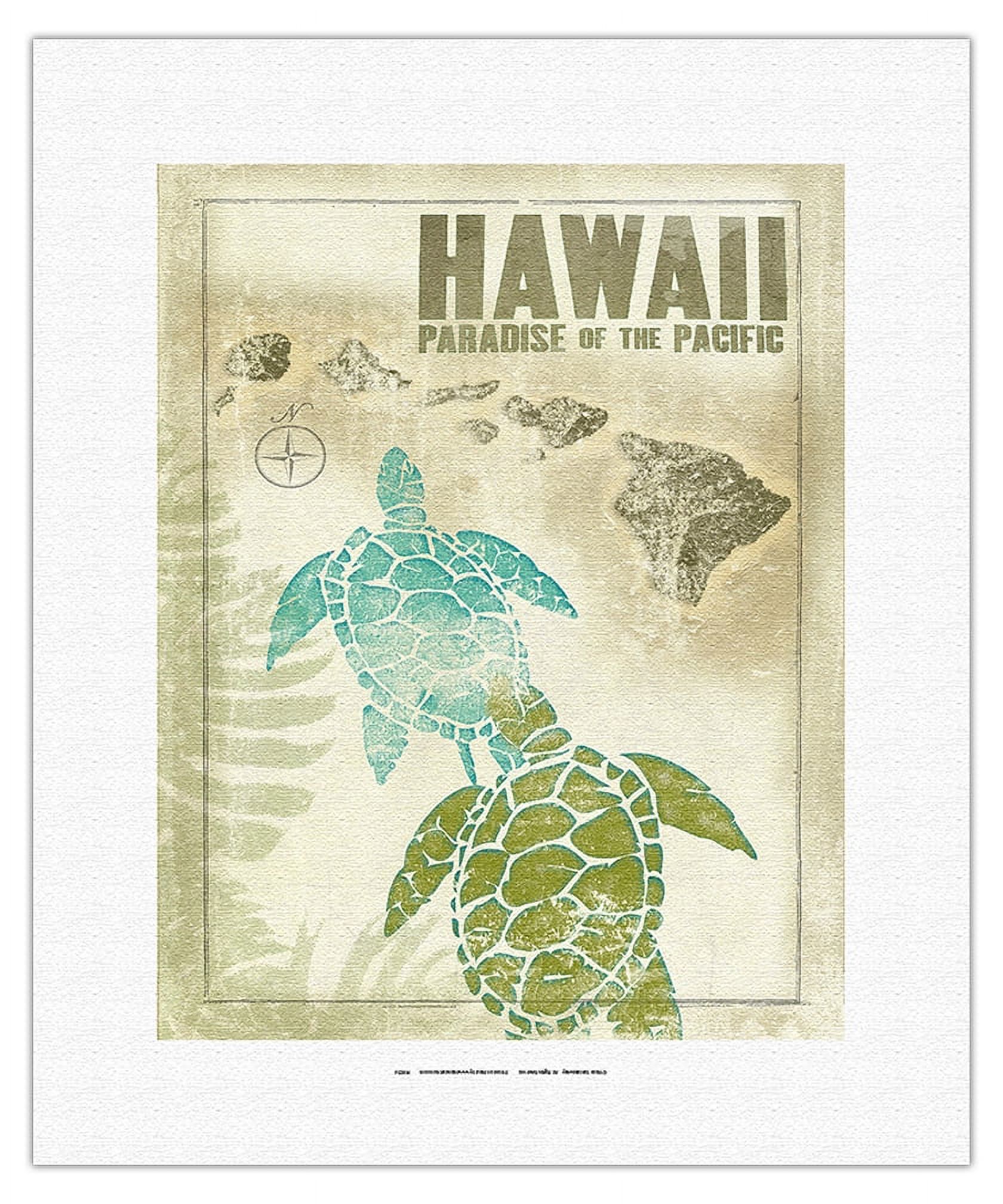 Hawaii Paradise of the Pacific - Turtles (Honu) Hawaiian Islands ...