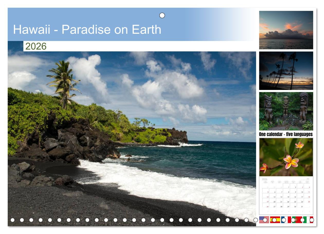 Hawaii - Paradise on Earth (Monthly Wall Calendar 2026 11.7 x 16.5 ...