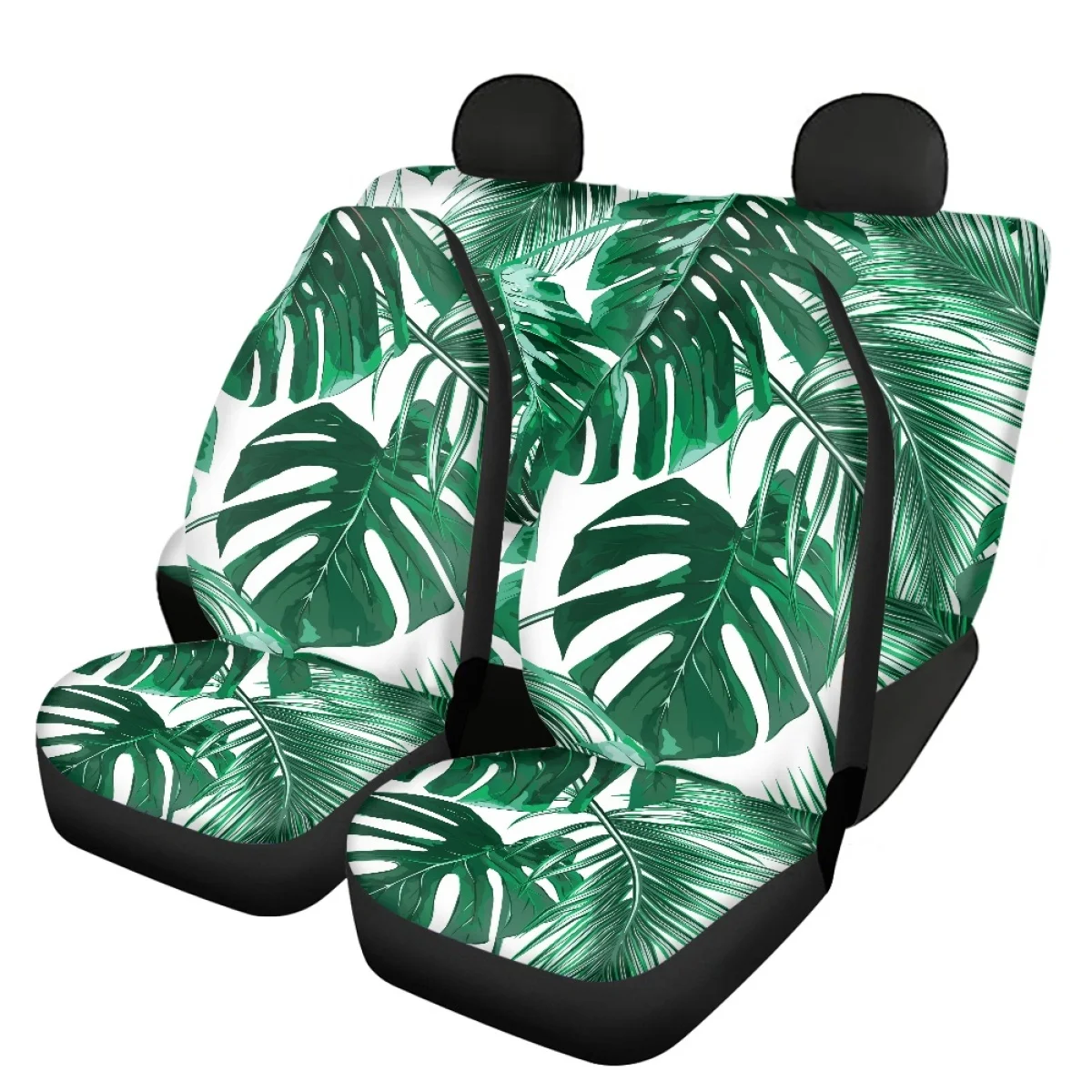 Hawaii Rainforest Front and Back Car Seat Covers Summer Design Easy to ...