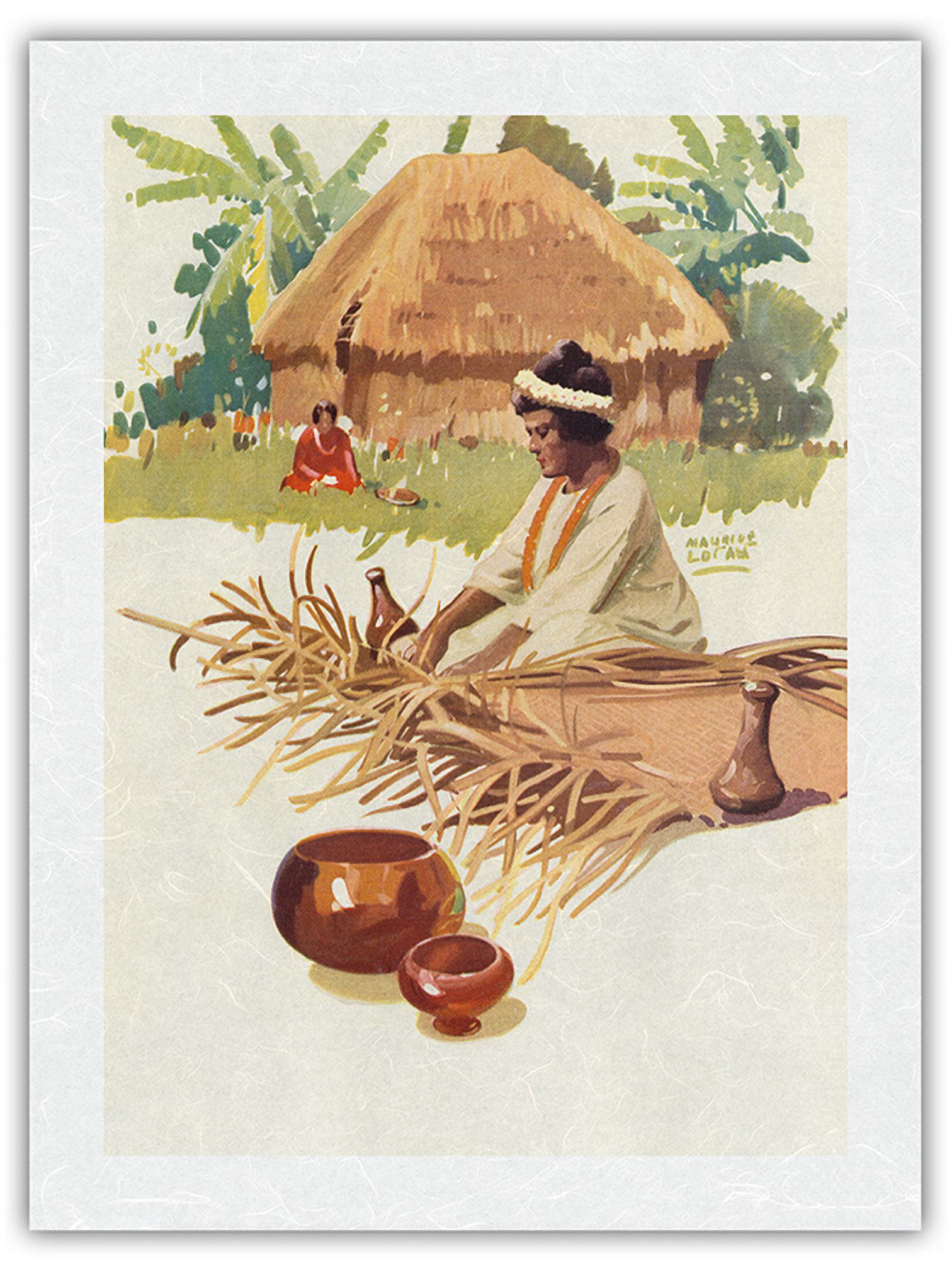 Hawaii Samoa Fiji Australia - Steamship SS Maui - Vintage Ocean Liner ...