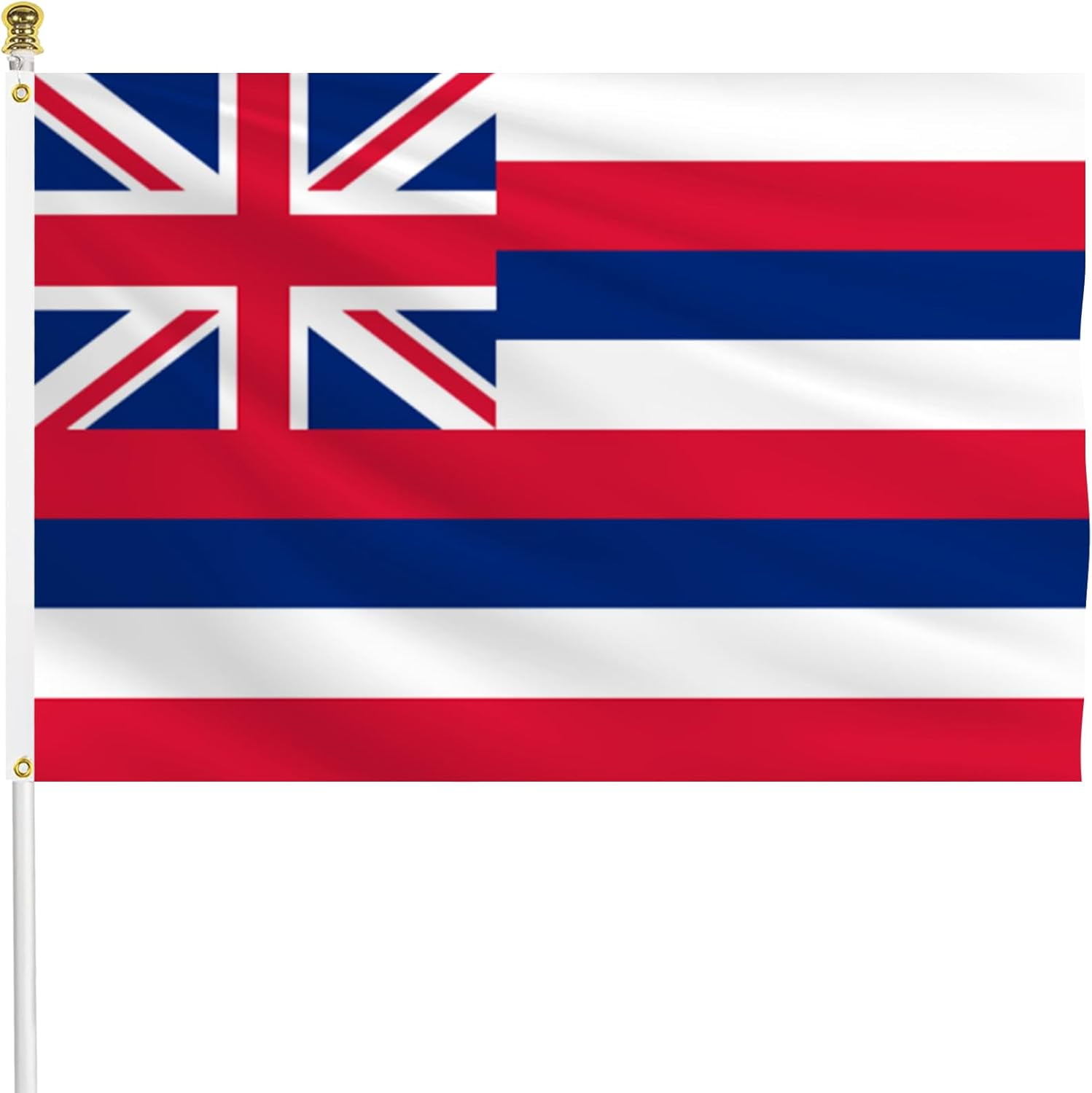 Hawaii State Flag, 3Ply Polyester, Heavy Duty, Double Sided HI Flag ...