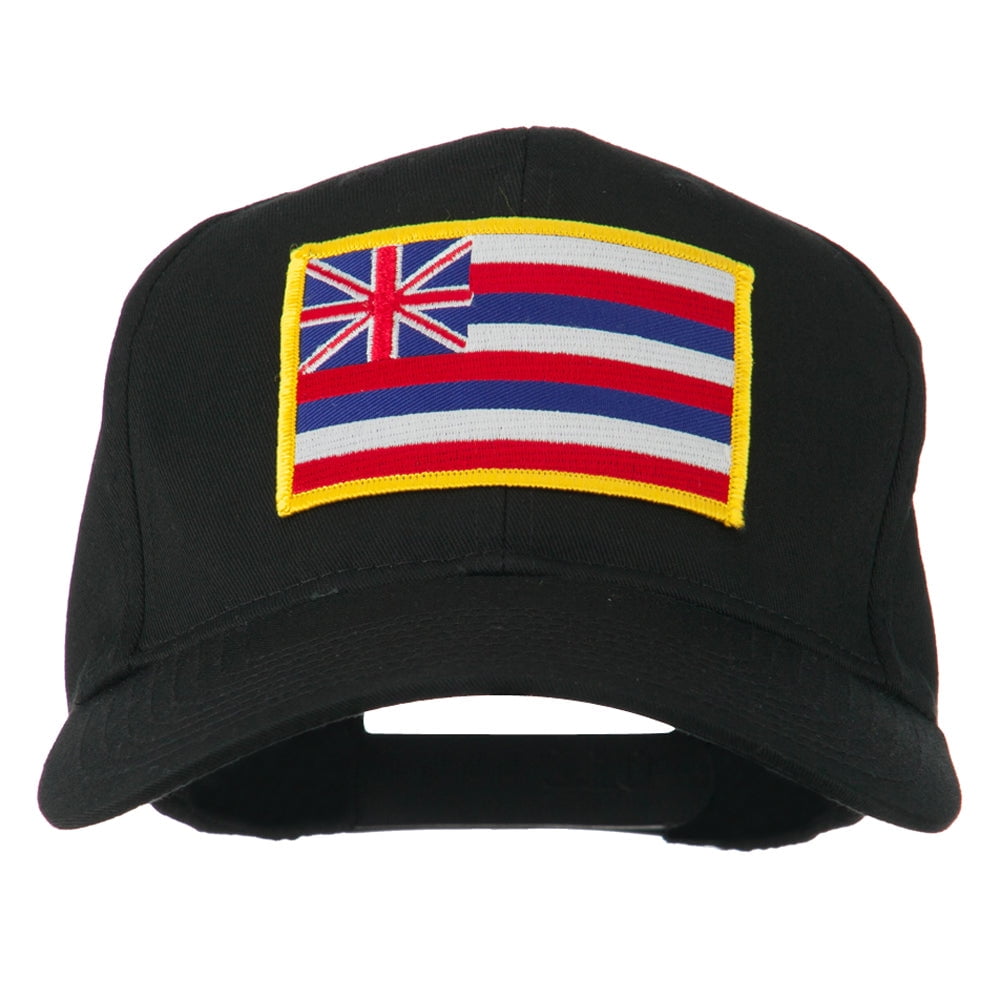 Hawaii State High Profile Patch Cap - Black OSFM - Walmart.com