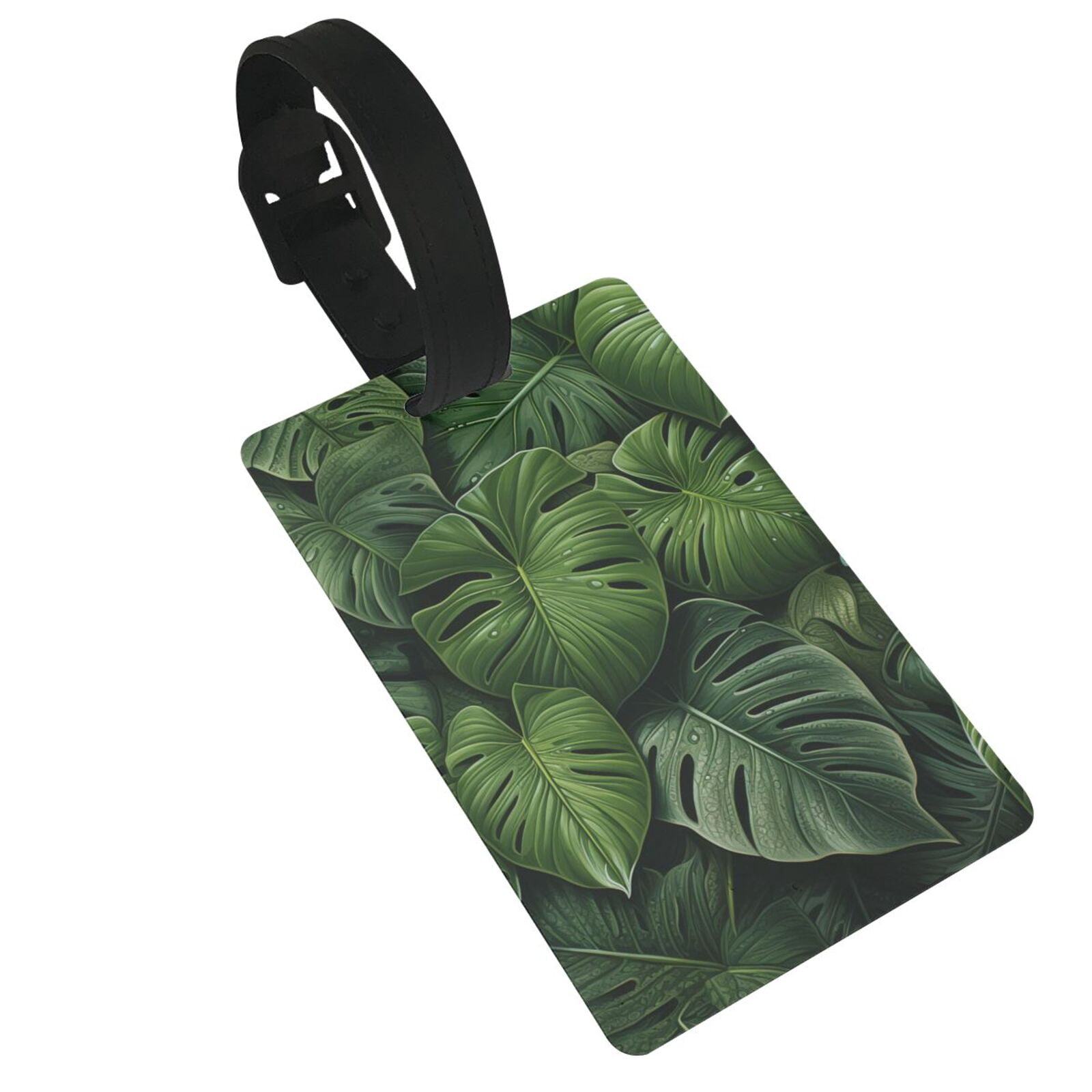 Hawaii Tiki Palm Leaf Green Luggage Tags Suitcases ID Baggage ...