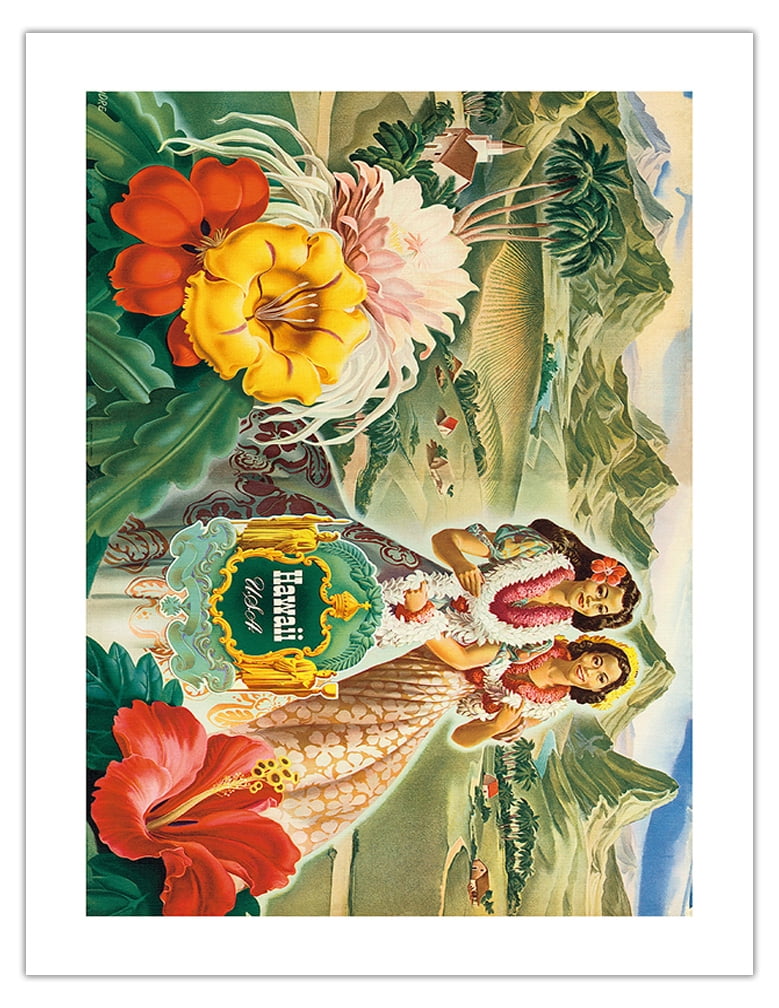 Hawaii USA - Cover for Territory of Hawaii (T.H.) Tourist Bureau ...