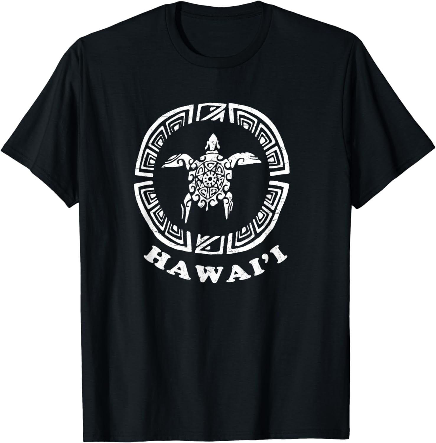 Hawaii Vintage Retro Tribal Turtle Hawaiian Vacation T-Shirt - Walmart.com