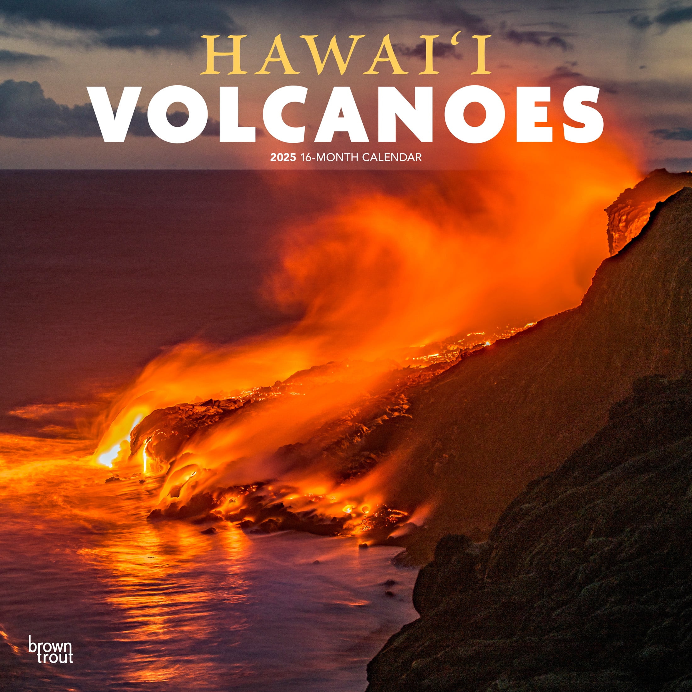 Hawaii Volcanoes 2025 by Browntrout - Walmart.com