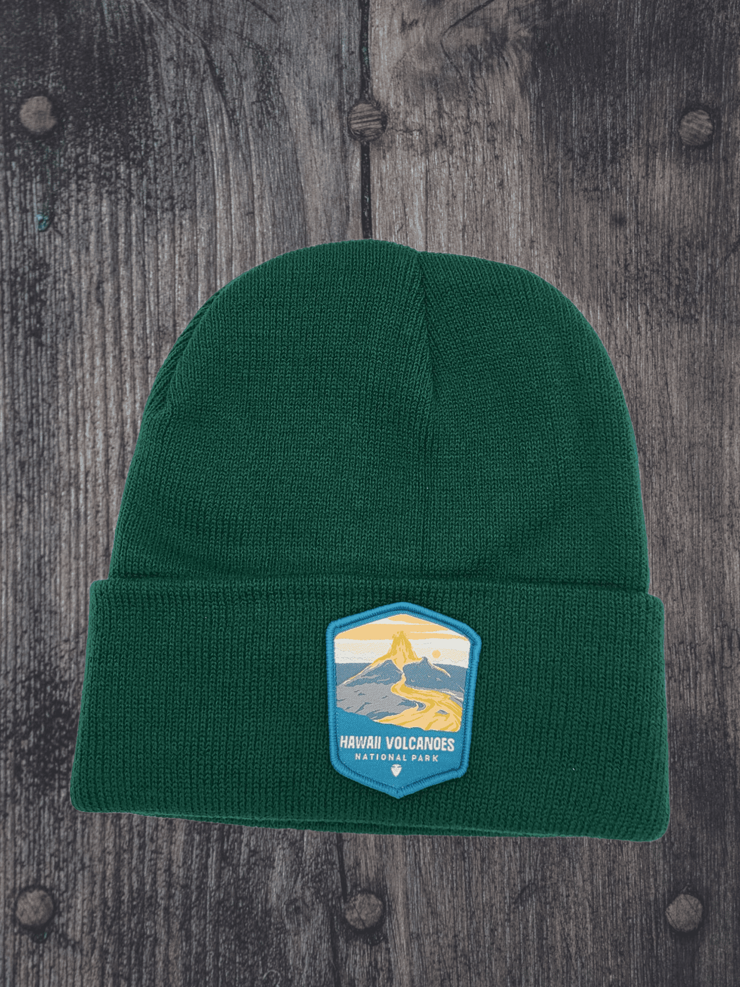Hawaii Volcanoes Beanie - Forest Green - Walmart.com