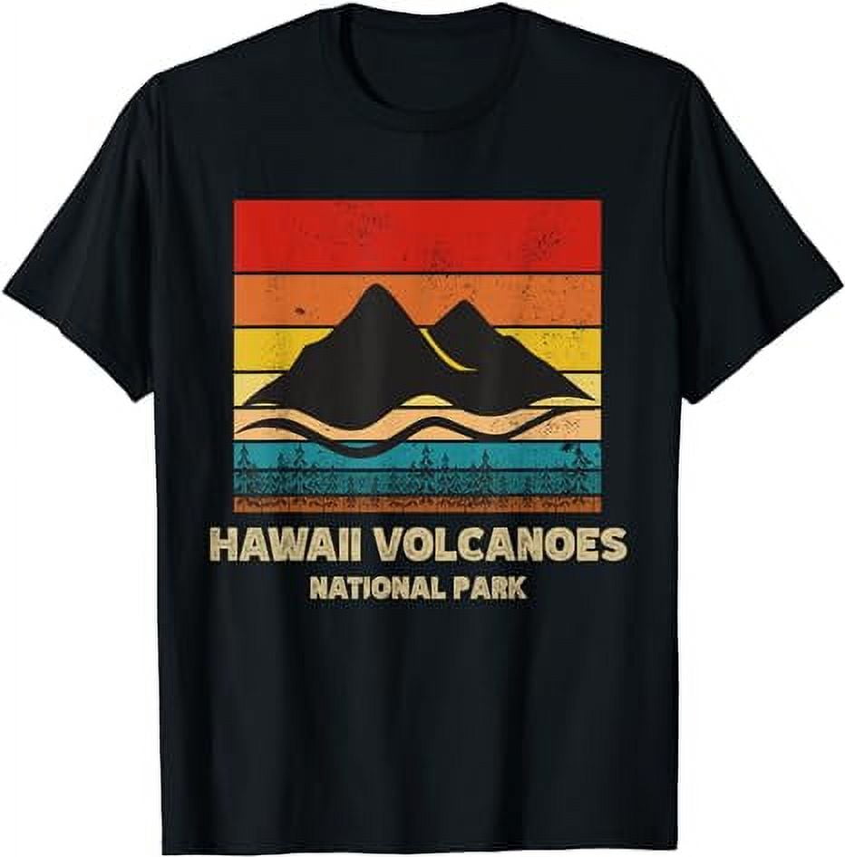 Hawaii Volcanoes In National Park Tshirt Mountain Camping T-Shirt ...