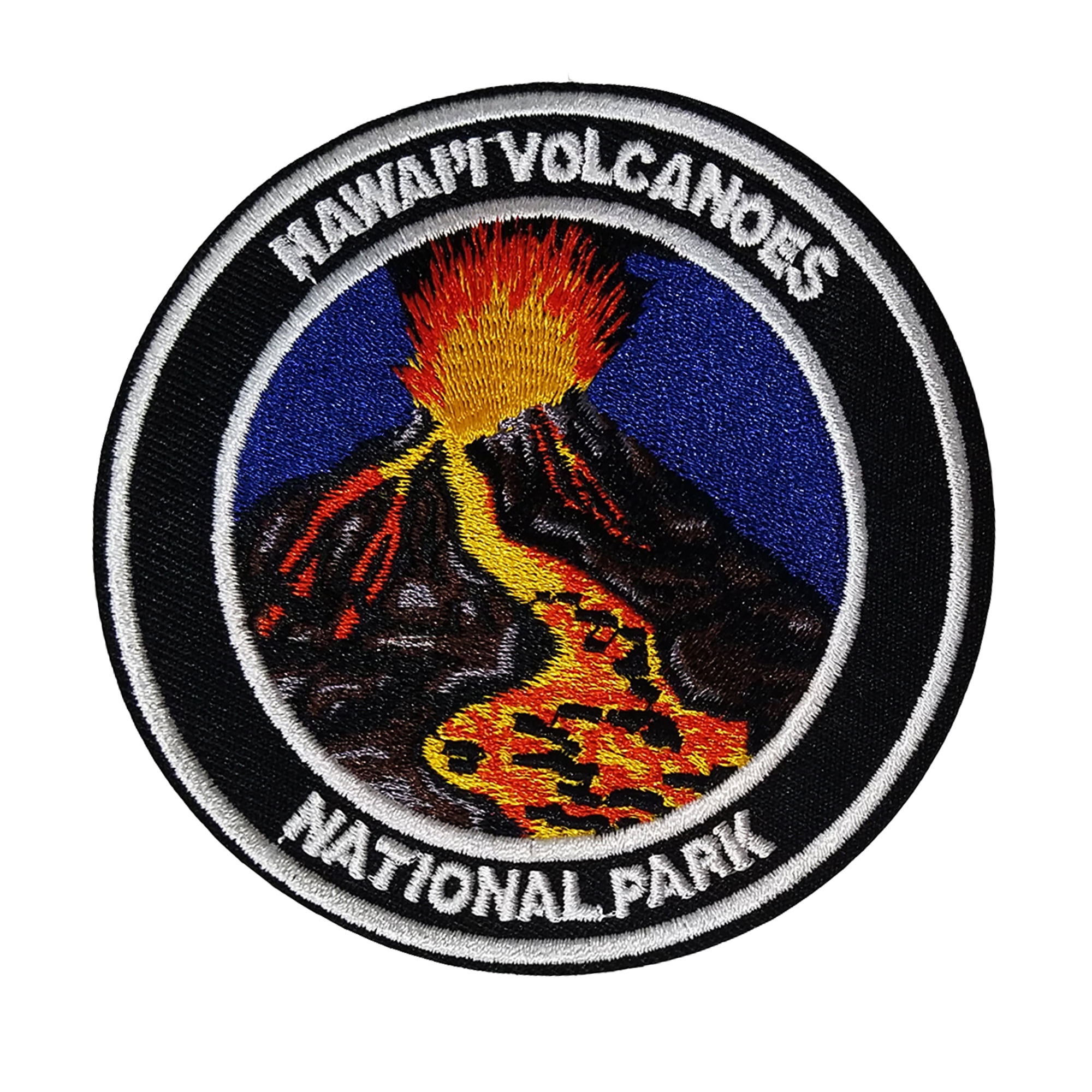 Hawaii Volcanoes National Park Embroidered Patch Iron/Sew-On Applique ...