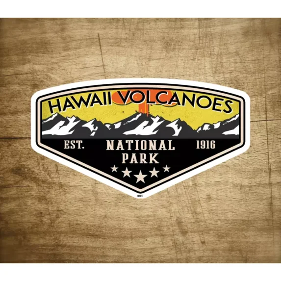 Hawaii Volcanoes National Park Hawaii Decal Sticker Phone Decal Water ...