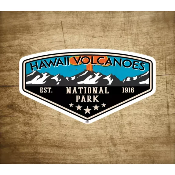 Hawaii Volcanoes National Park Hawaii Decal Sticker Phone Decal Water ...