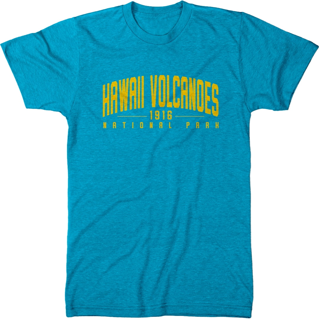 Hawaii Volcanoes National Park Mens Modern Fit Tri-Blend T-Shirt ...