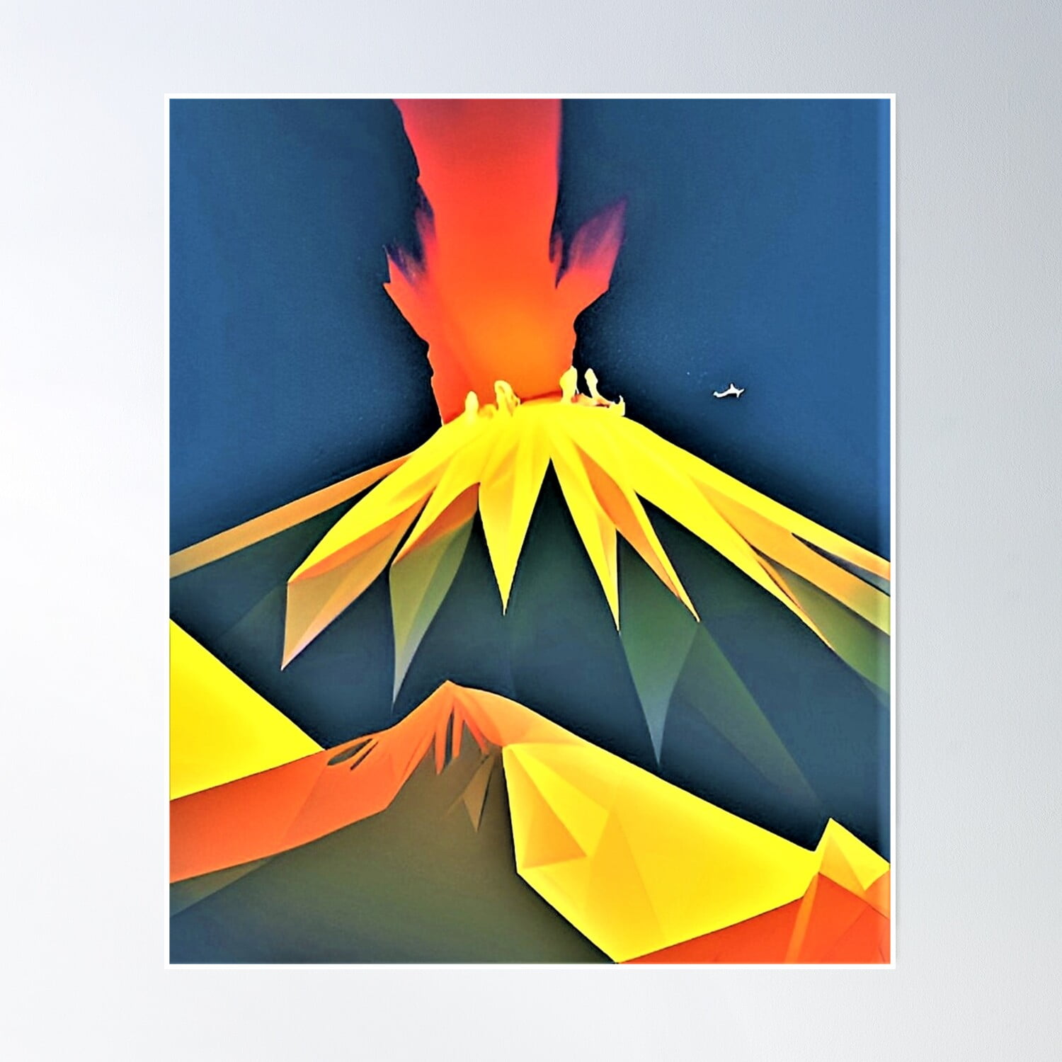 Hawaii Volcanos National Park Poster Wall Art, Modern Wall Decor, 8x12 ...