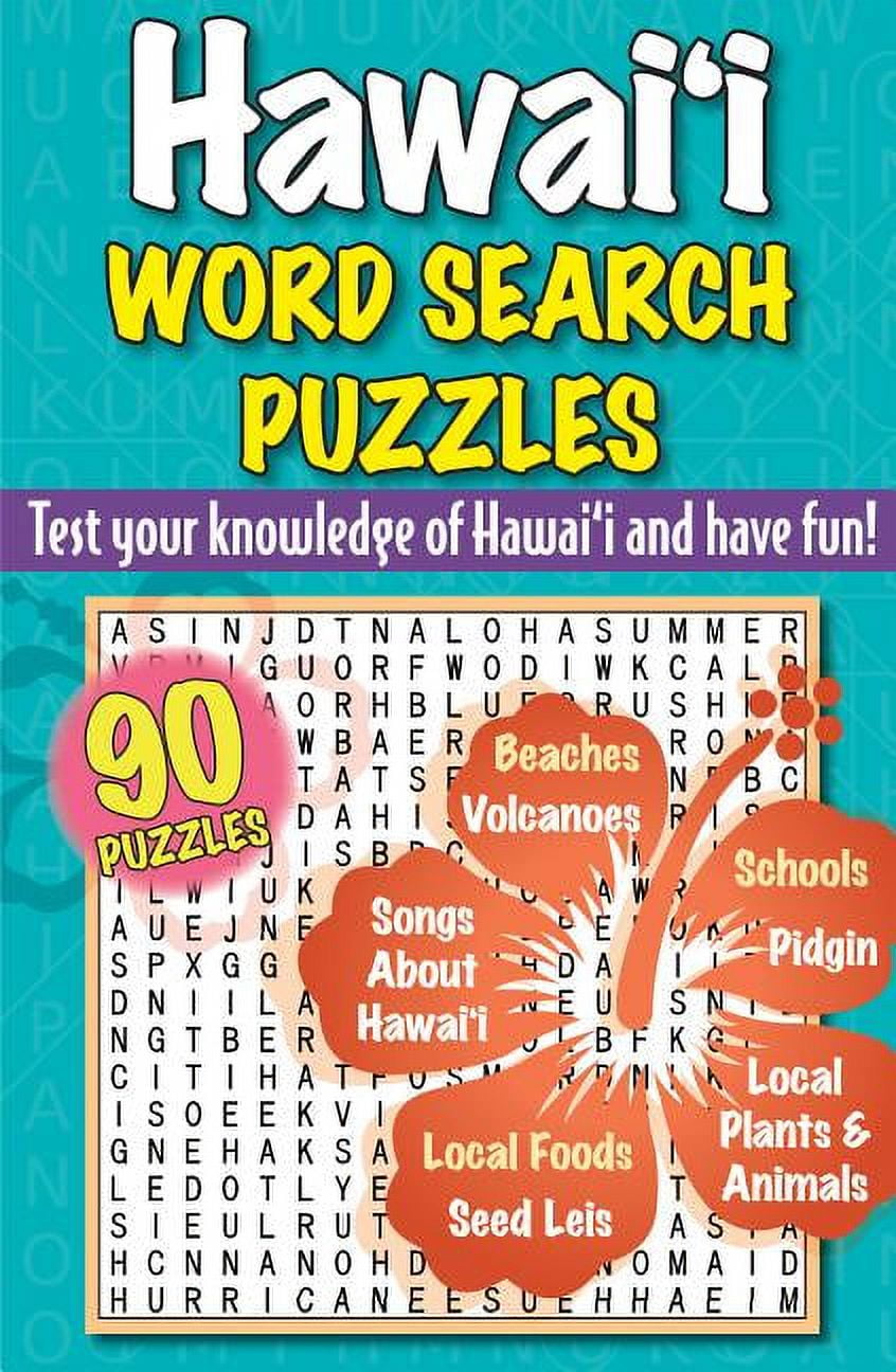 Hawaii Word Search Puzzles - Walmart.com