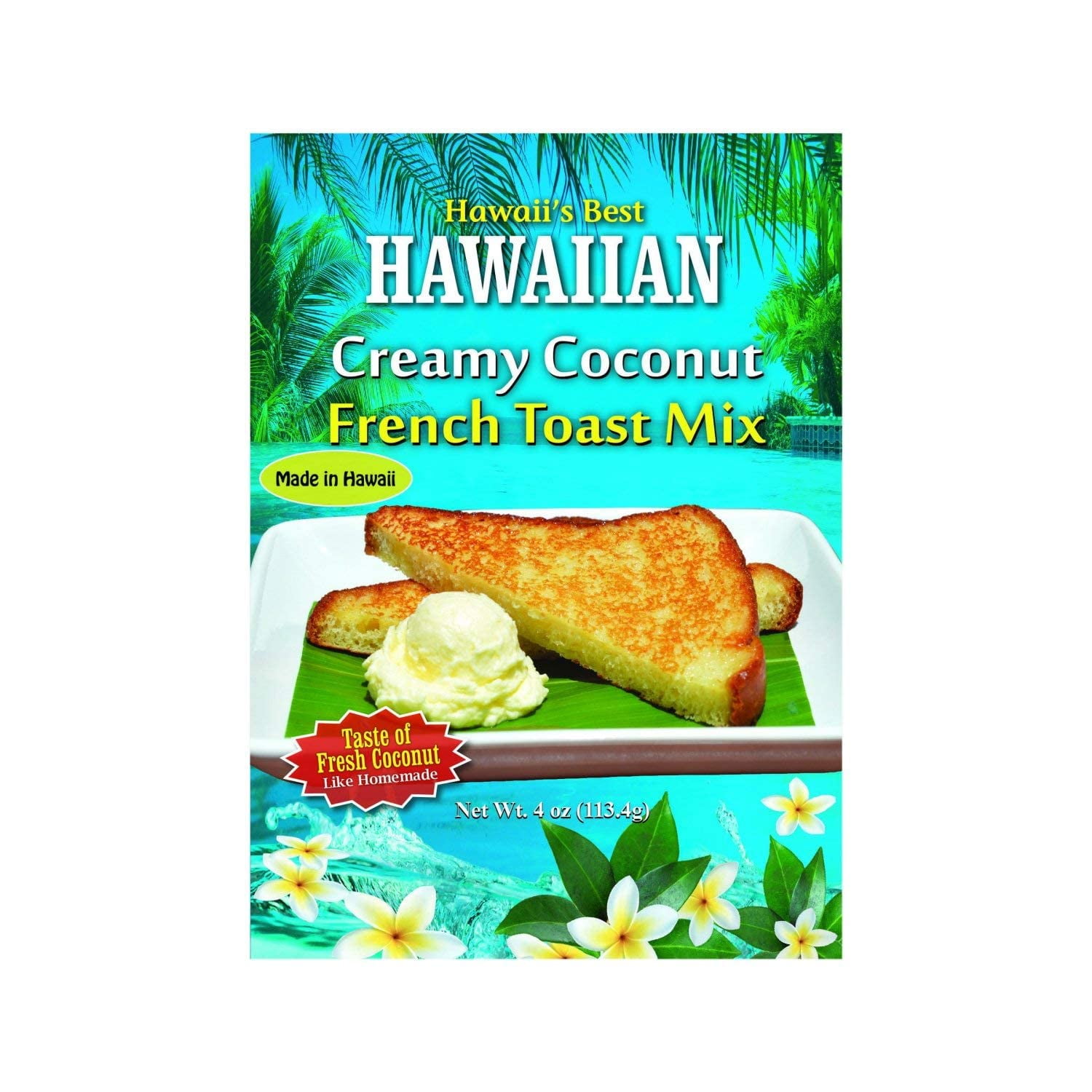 Hawaii's Best Hawaiian Creamy RRF12 Coconut French Toast Mix - Walmart.com