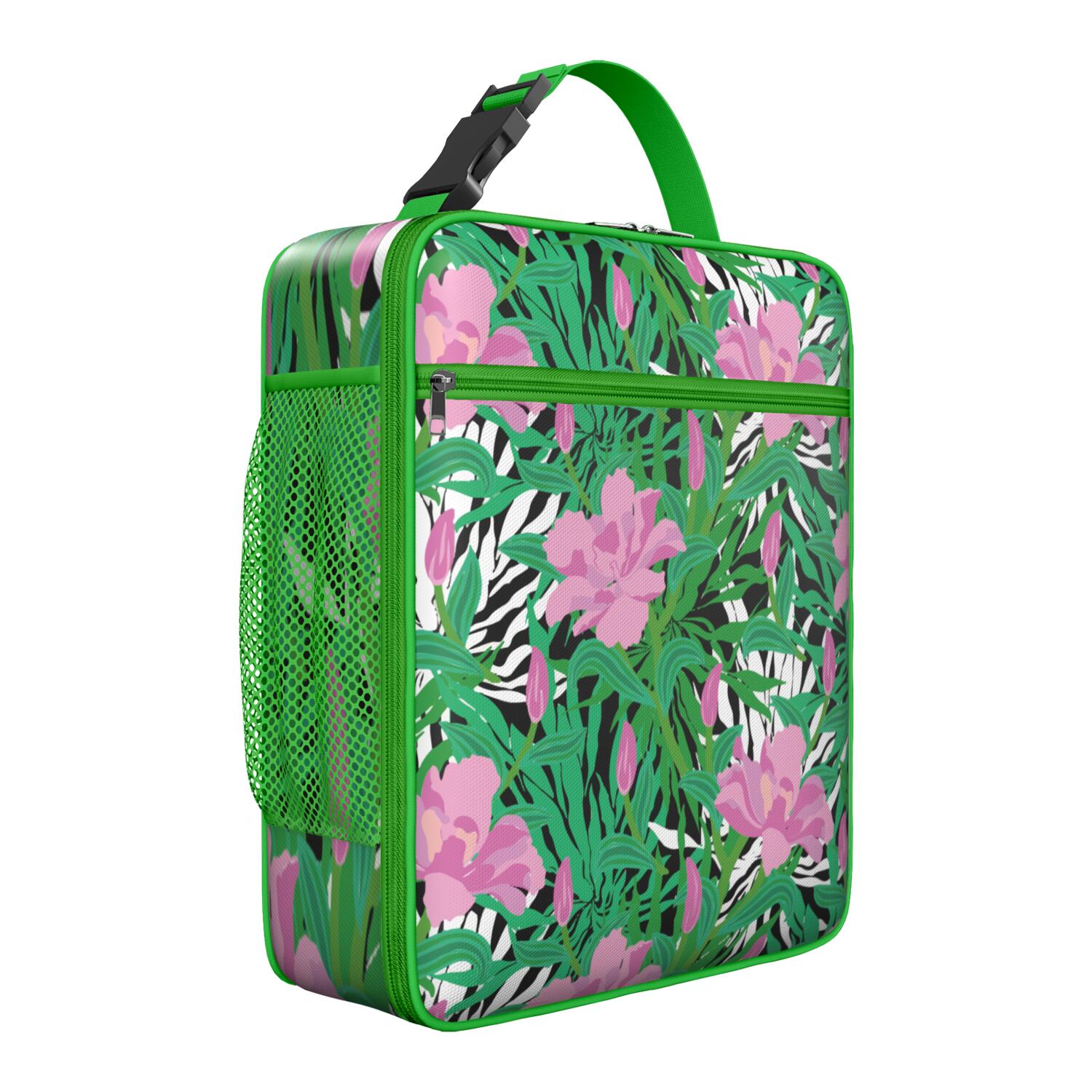 Hawaii style Print Insulated Lunch Bag - Leakproof Reusable Portable ...