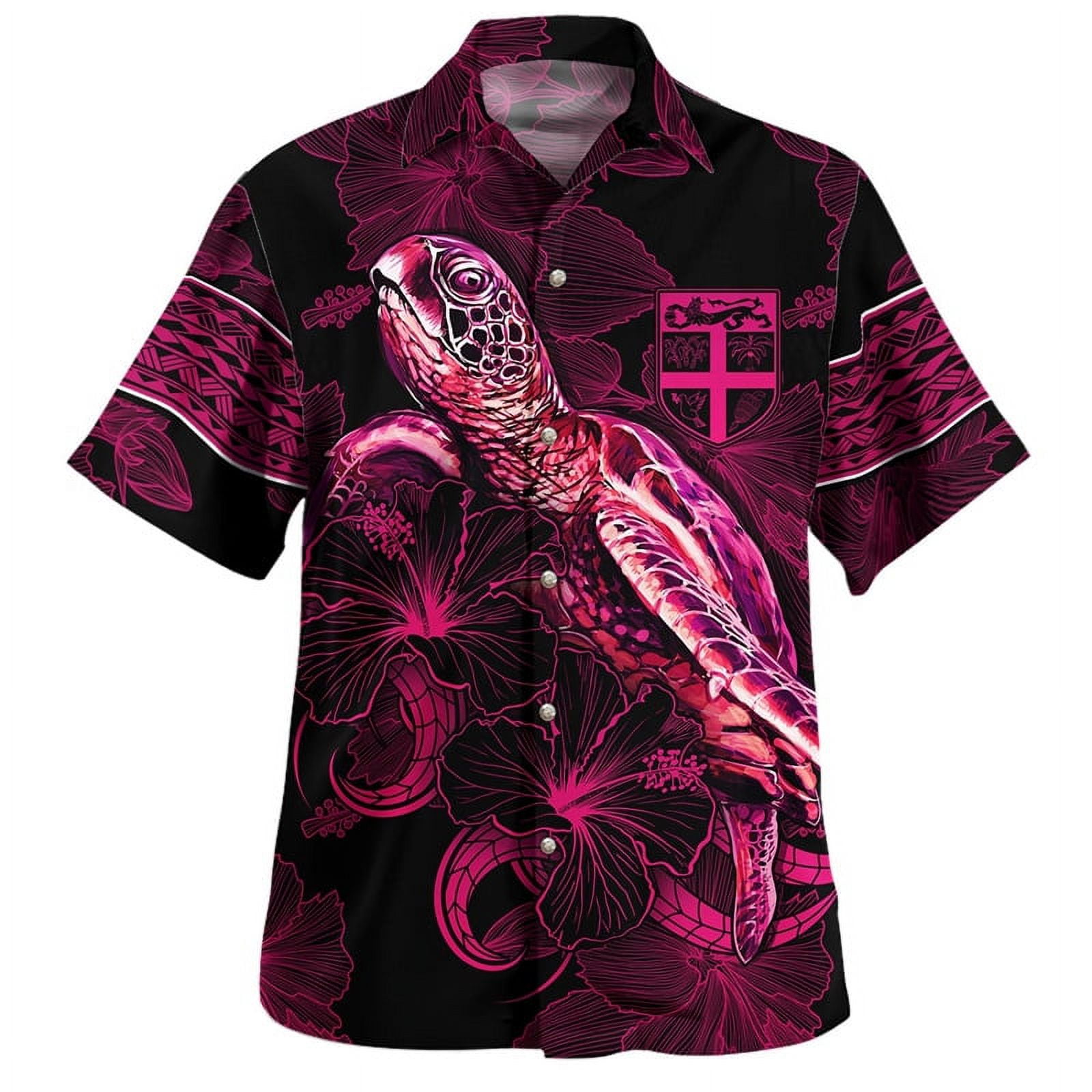 Hawaiian 3D Print Republic Of FIJI Flag Emblem Shirts Philippines Fiji ...