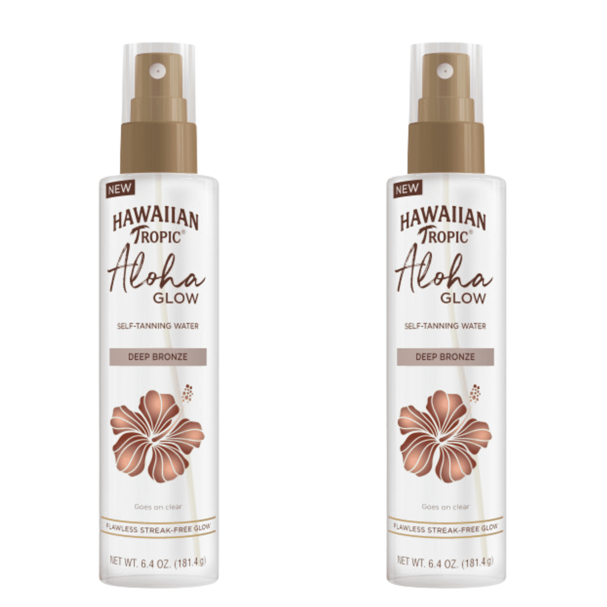 Hawaiian Aloha Glow Tanning Spray Body Bronzer Self Tanning Water, 6.4 ...