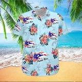 Hawaiian Aloha Shirts Puerto Rico Flowers hawaiian shirt - Walmart.com