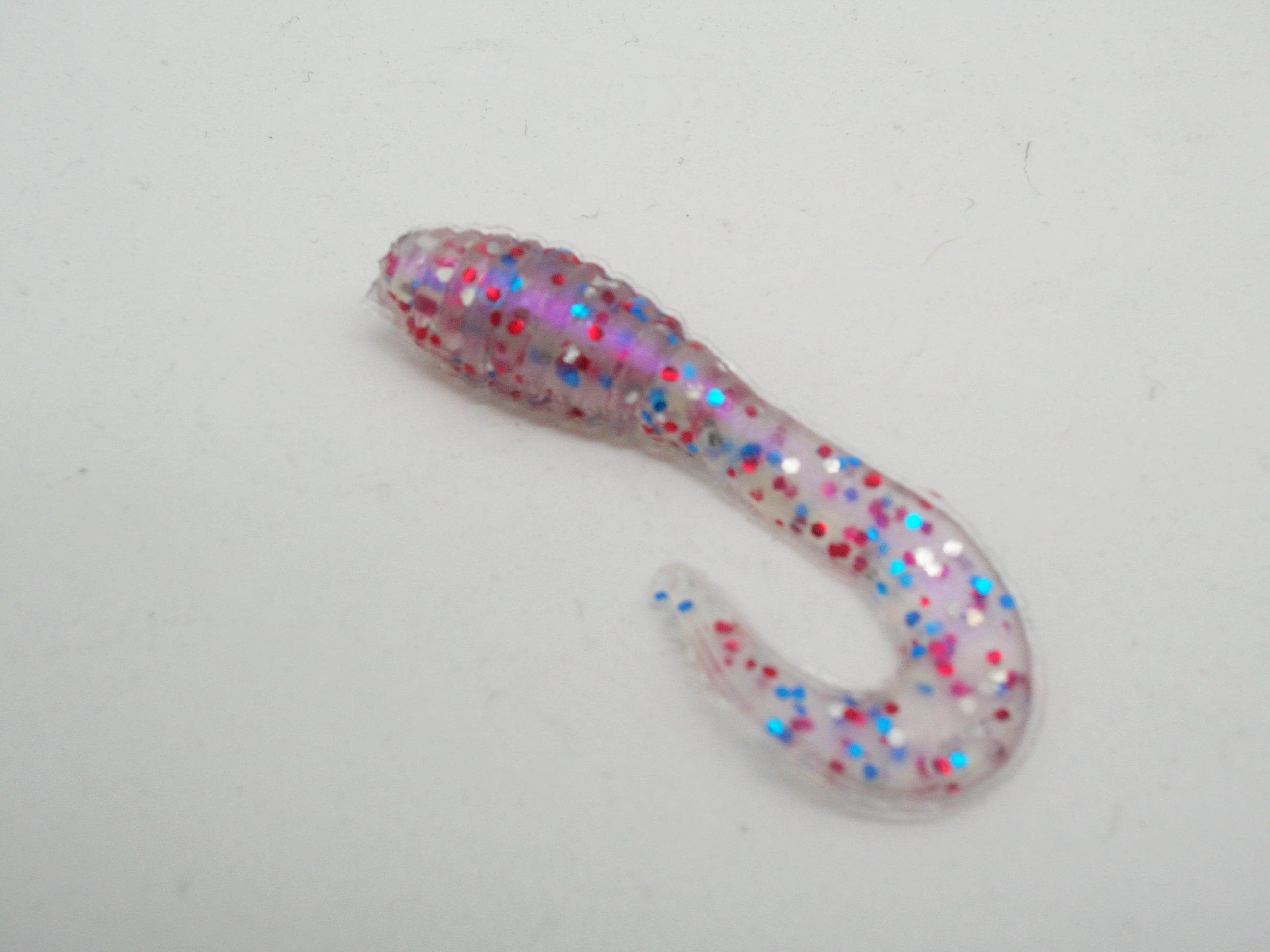 Hawaiian Angler 1.5 Grub Bait Purple Obake Fire Soft Plastic Lure 10 ...