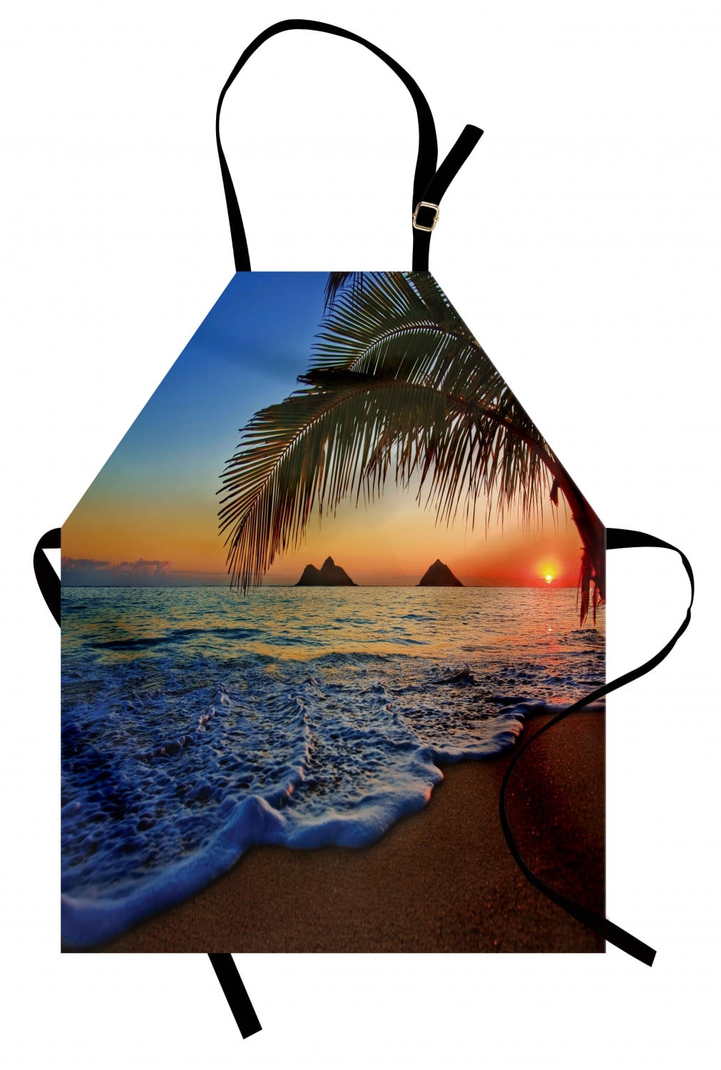 Hawaiian Apron Pacific Sunrise at Lanikai Beach Hawaii Colorful Sky ...