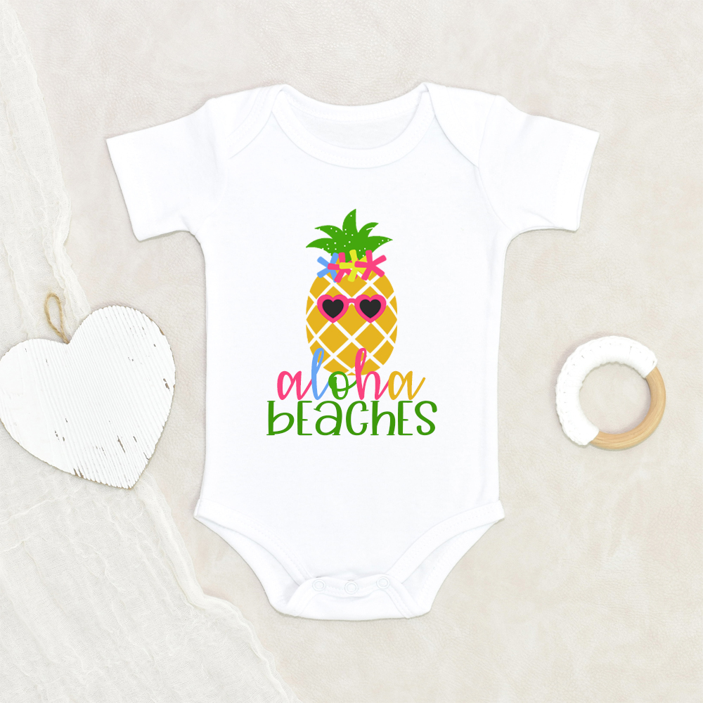 Hawaiian Baby Clothes - Cute Baby Clothes - Aloha Summertime Baby ...