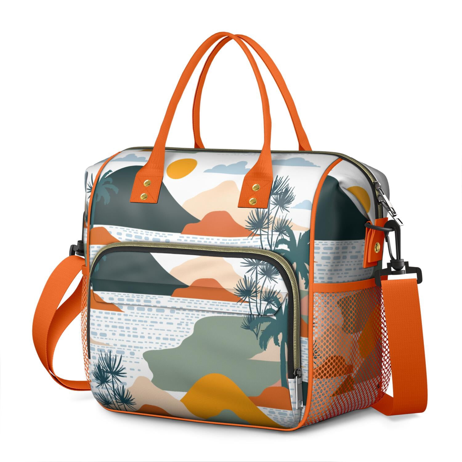 Hawaiian Beach Landscape Insulated Lunch Box - Four-Layer Construction ...
