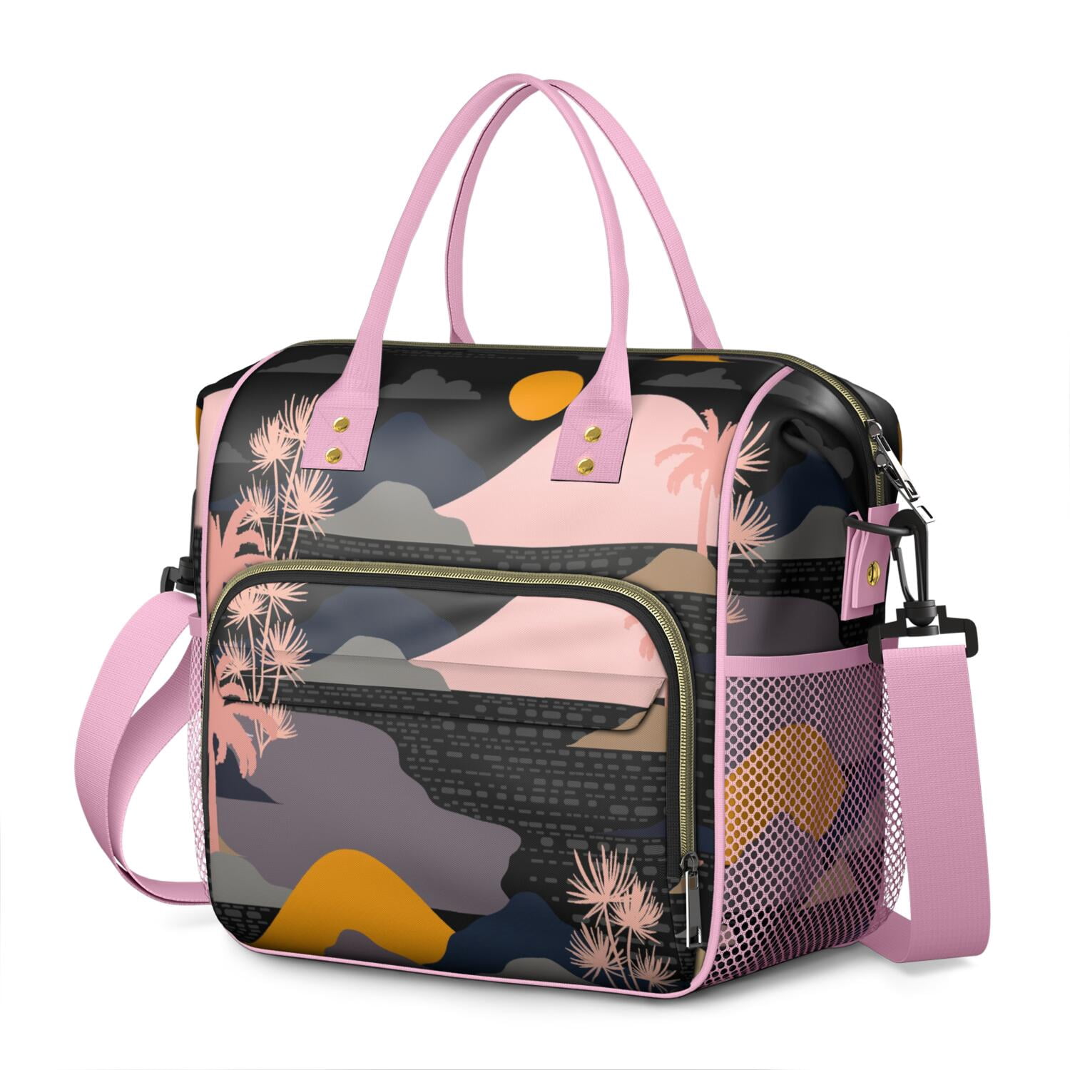 Hawaiian Beach Landscape Insulated Lunch Box - Four-Layer Construction ...