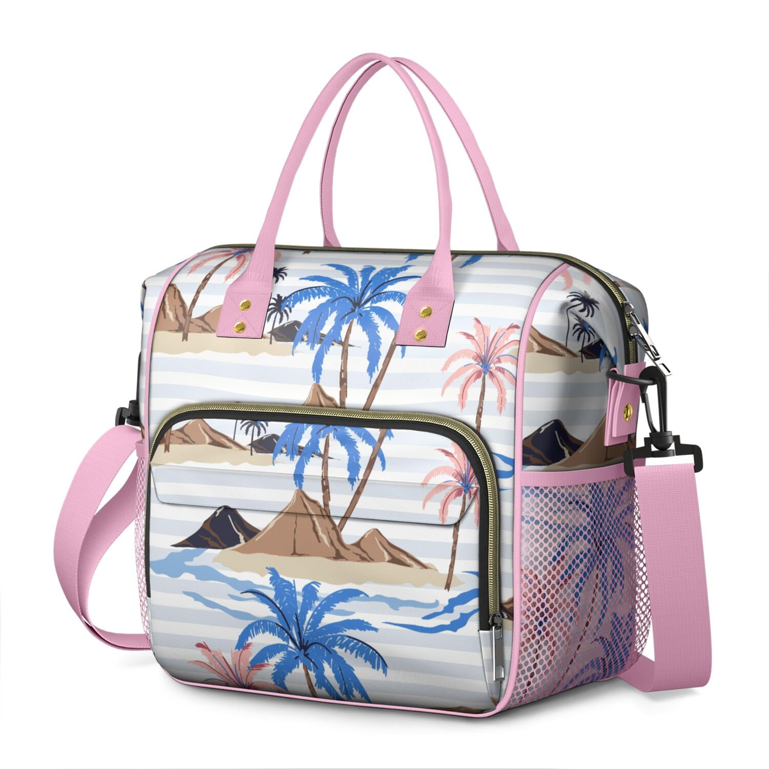 Hawaiian Beach Landscape Insulated Lunch Box - Four-Layer Construction ...