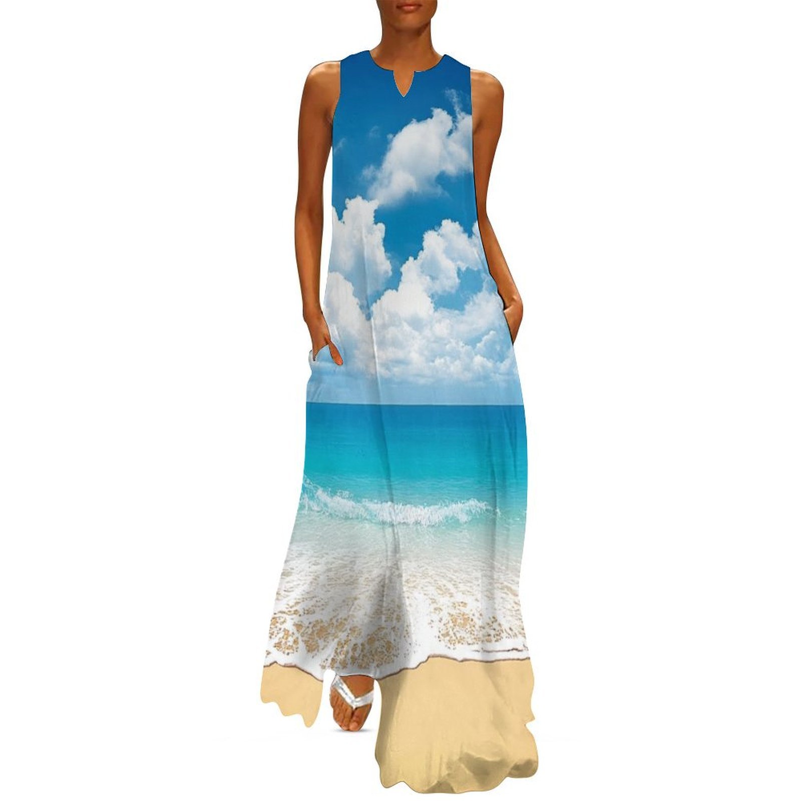 Hawaiian Beach Ocean Long Dress dress women summer dress for women ...