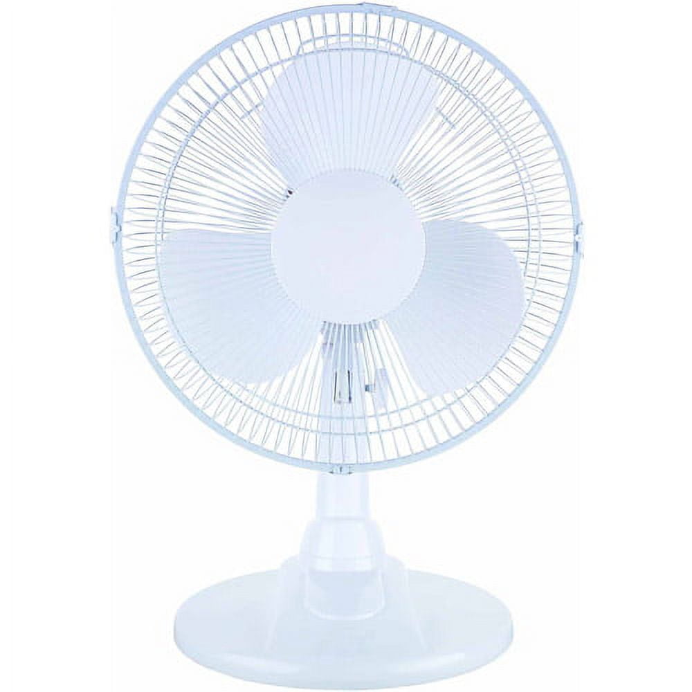 Hawaiian Breeze 12" Table Fan, Matte White - Walmart.com
