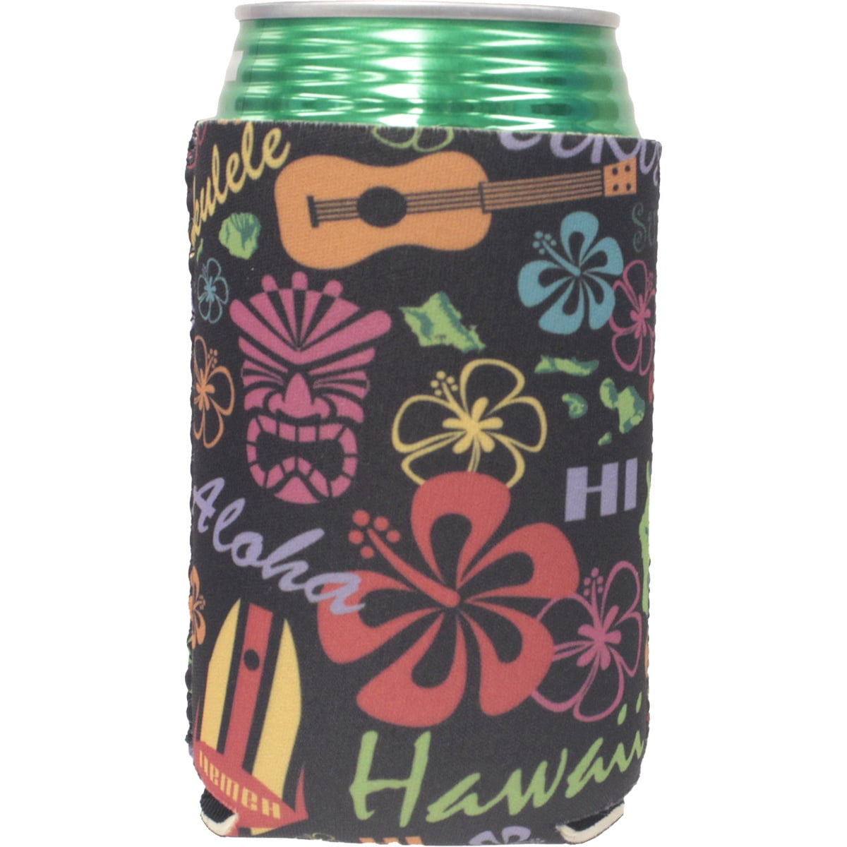 Words of Hawaii Flat Can Coolie - Neoprene - 12oz Capacity - Walmart.com