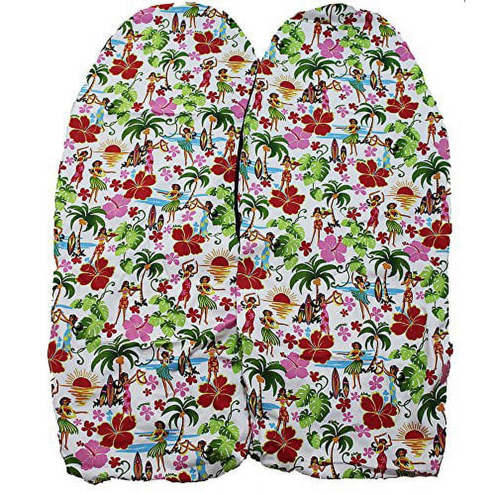Hawaiian Car Seat Covers, Hawaii Hula Girls, Set of 2 Front Bucket Seat ...