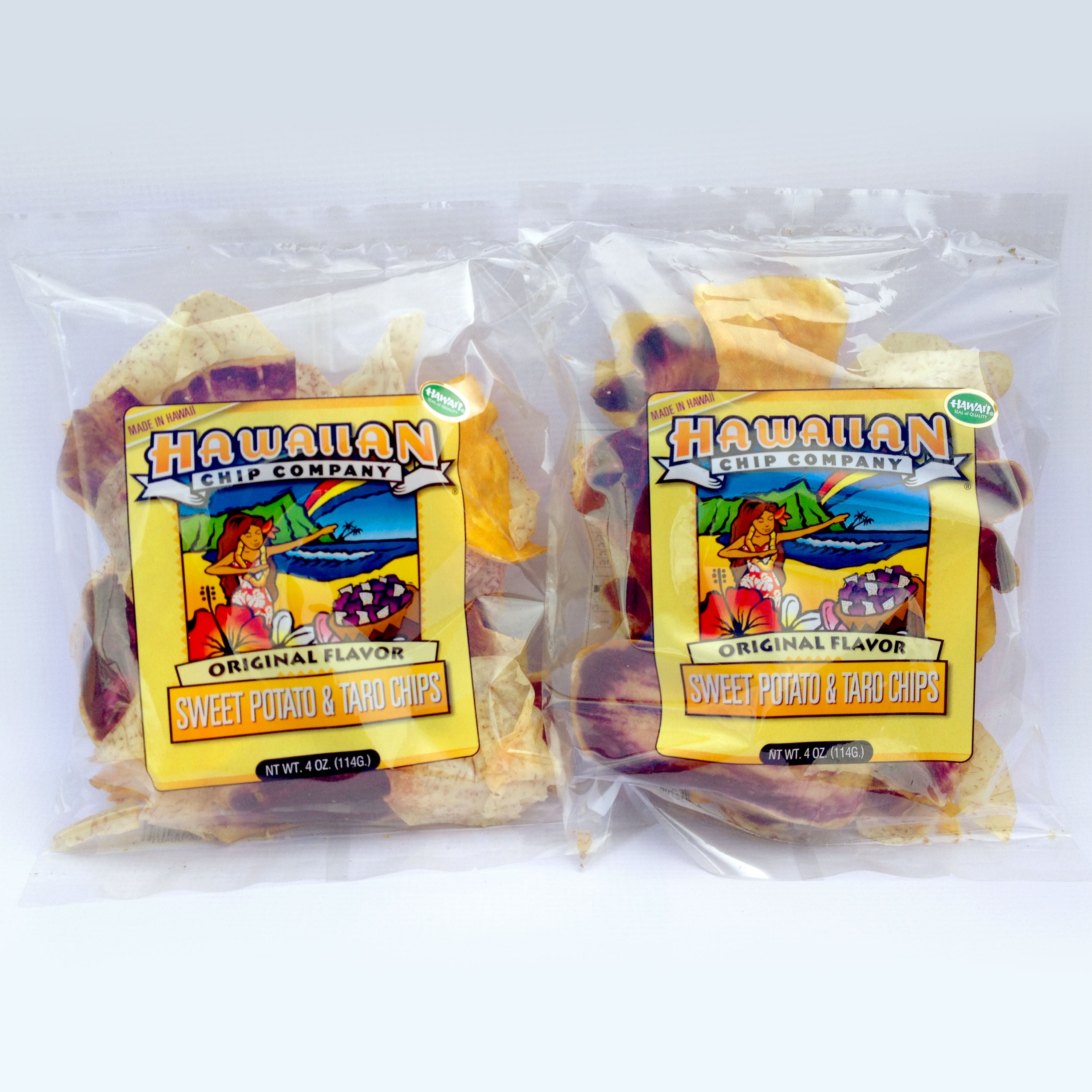 Hawaiian Chip Hawaiian Chip Sweet Potato & Taro Chips, 4 oz - Walmart.com