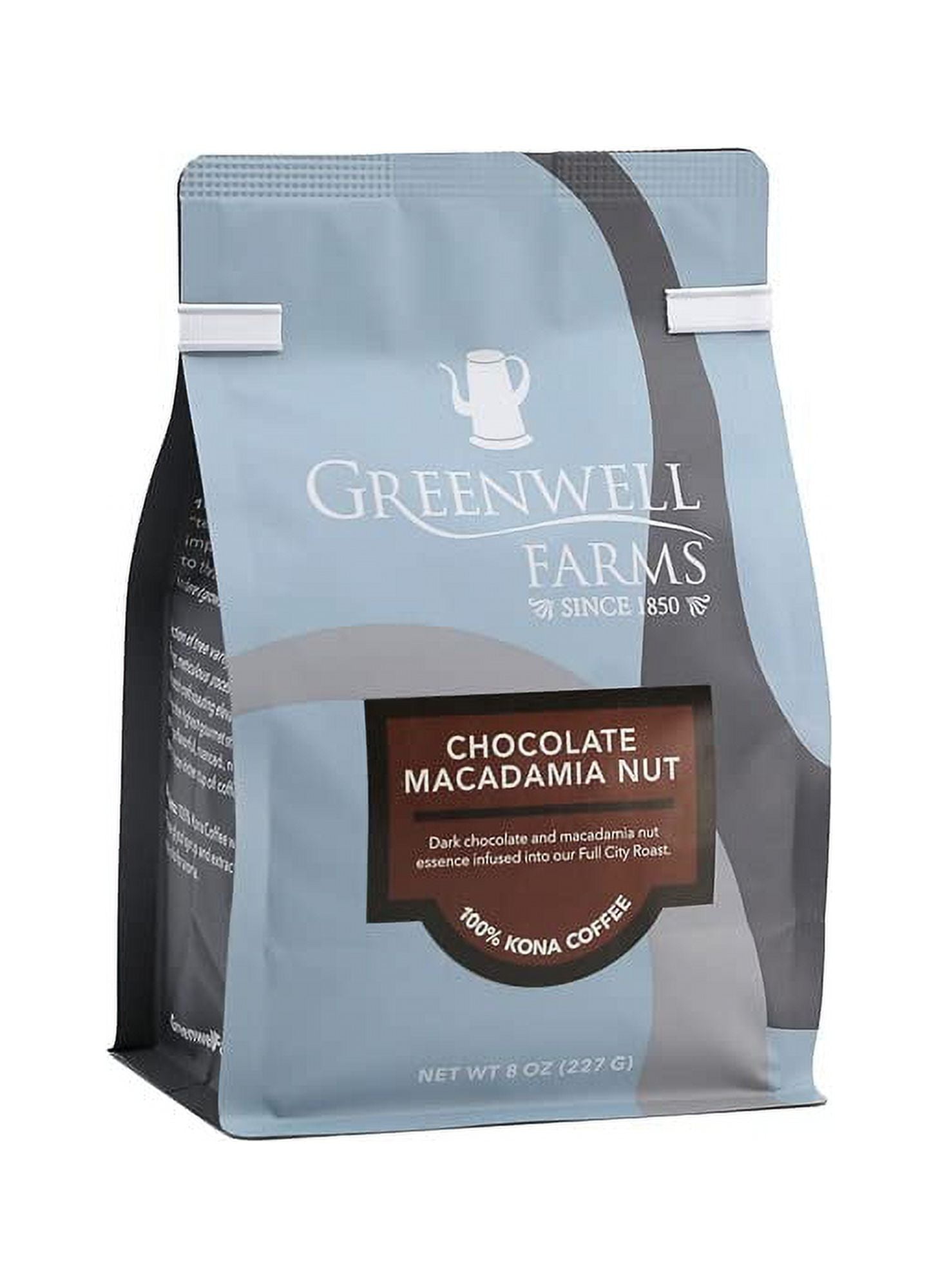 Hawaiian Coffee - Chocolate Macadamia Nut Flavor, Ground, 8oz - Walmart.com
