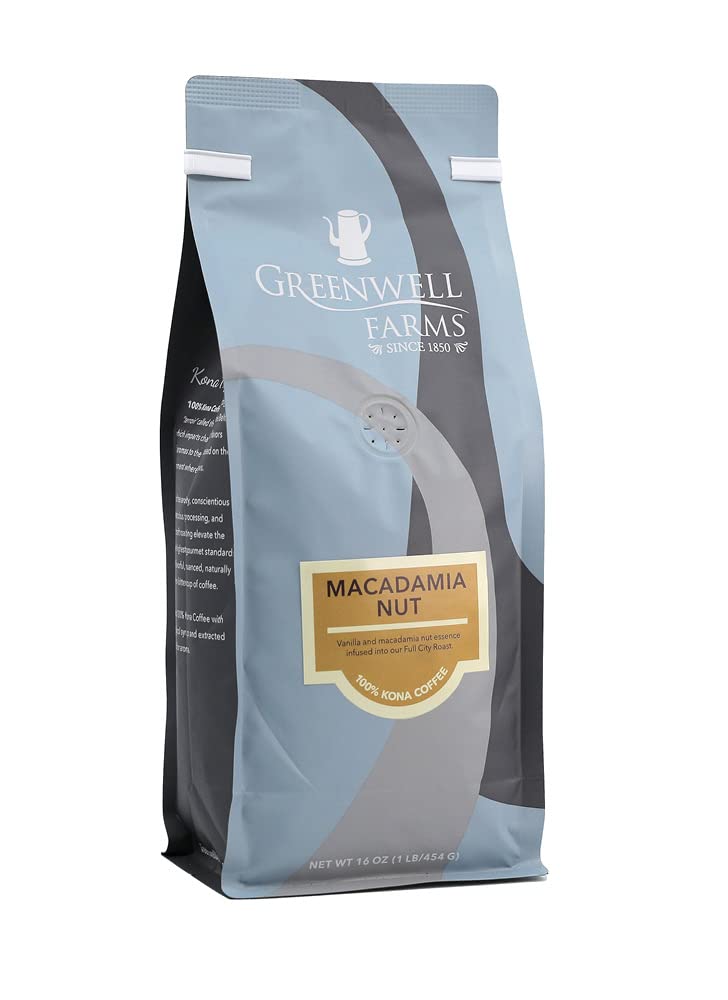 Hawaiian Coffee - Macadamia Nut Flavor, Ground, 16oz - Walmart.com