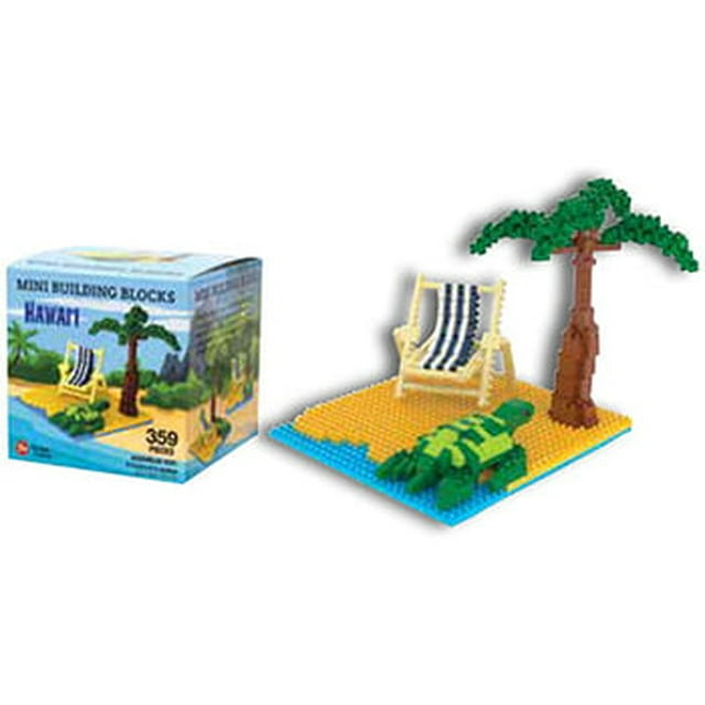 Hawaiian Collectible Hi Mini Building Blocks Beach Scene - Walmart.com