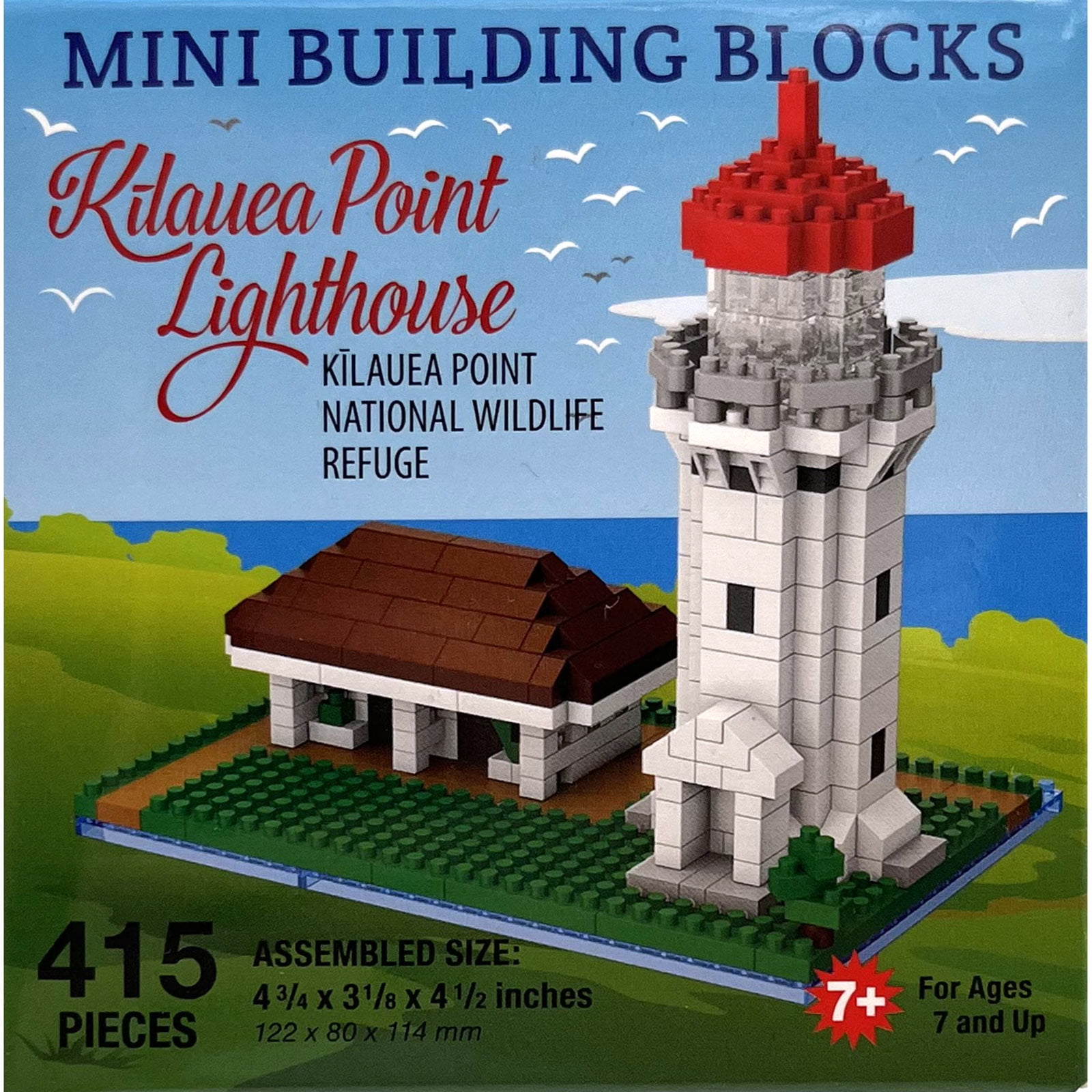 Hawaiian Collectible Mini Building Blocks Kilauea Point Lighthouse ...