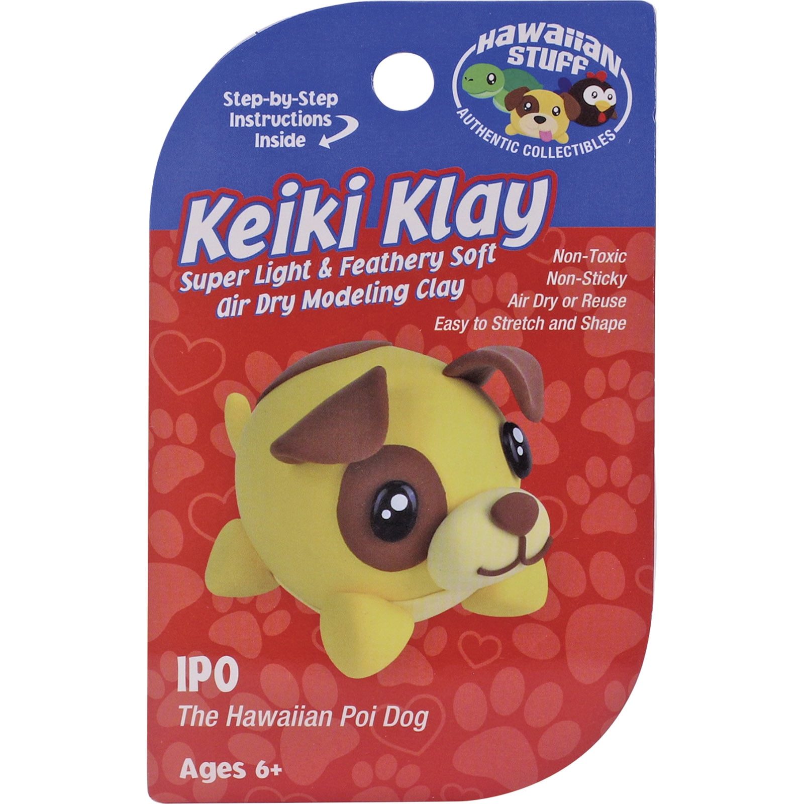 Hawaiian Collectible Keiki Klay Ipo Dog - Walmart.com