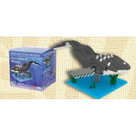 Hawaiian Collectibles Mini Block Whale Building Set (471 Pieces ...