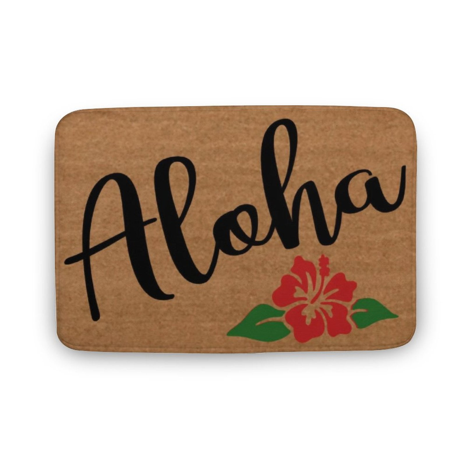 Hawaiian Doormat, Hibiscus Mat, Welcome Mat, Beach Mat, Beach House ...
