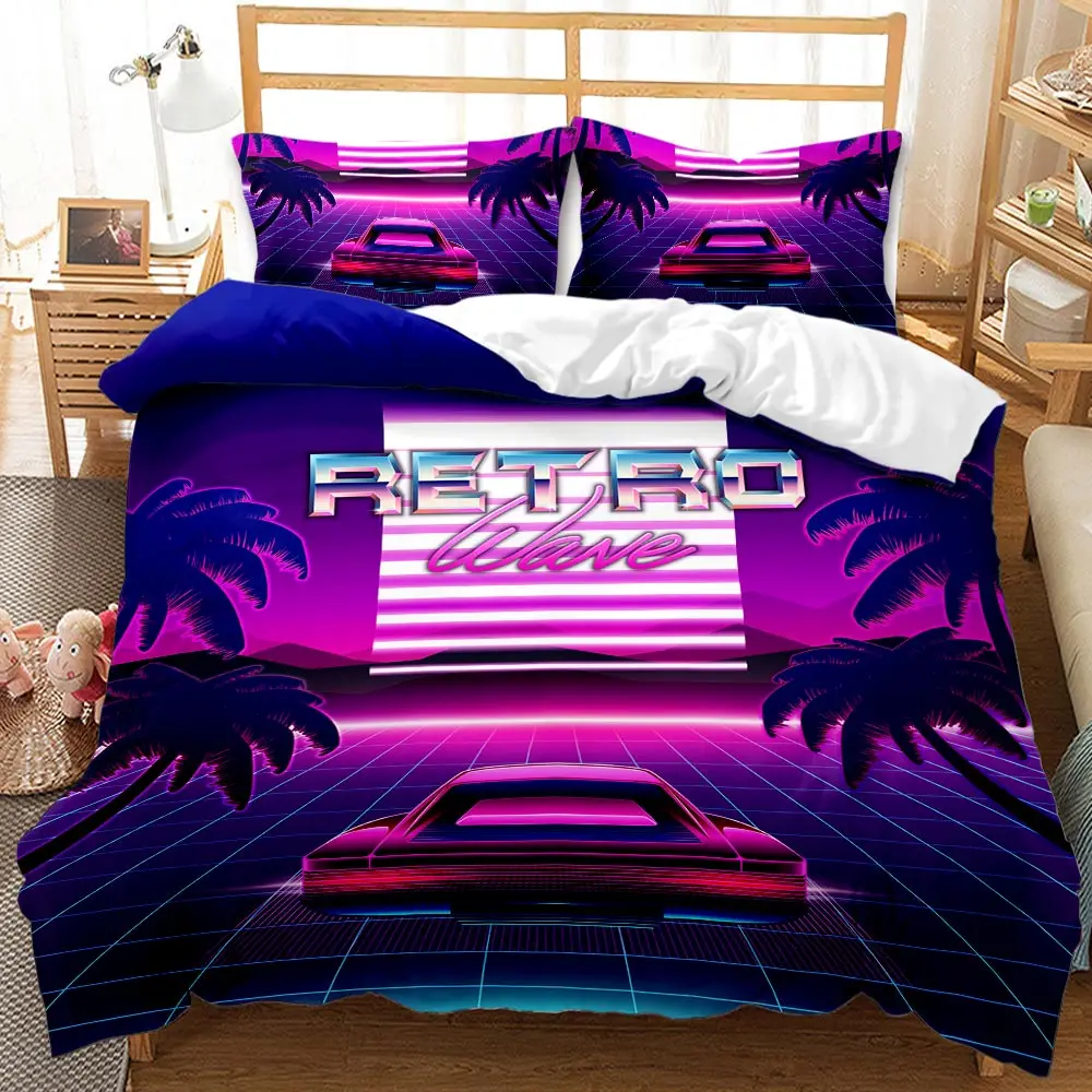 Hawaiian Duvet Cover Tropical Island with The Palm Trees Nature Theme ...