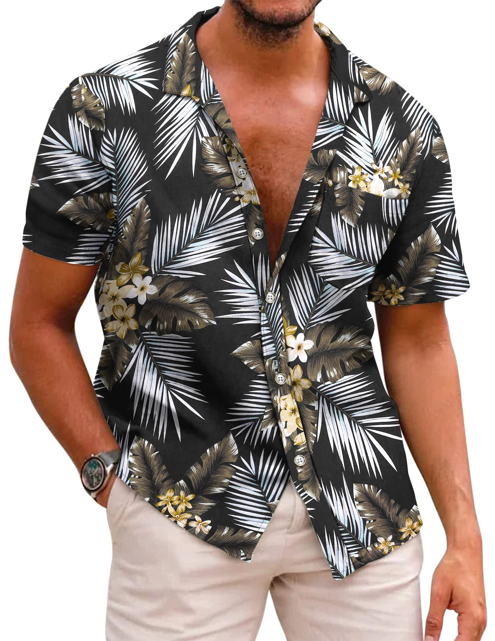 Hawaiian Fashion Men's Floral Shirts Men 3d Print Y2K Beach Short ...