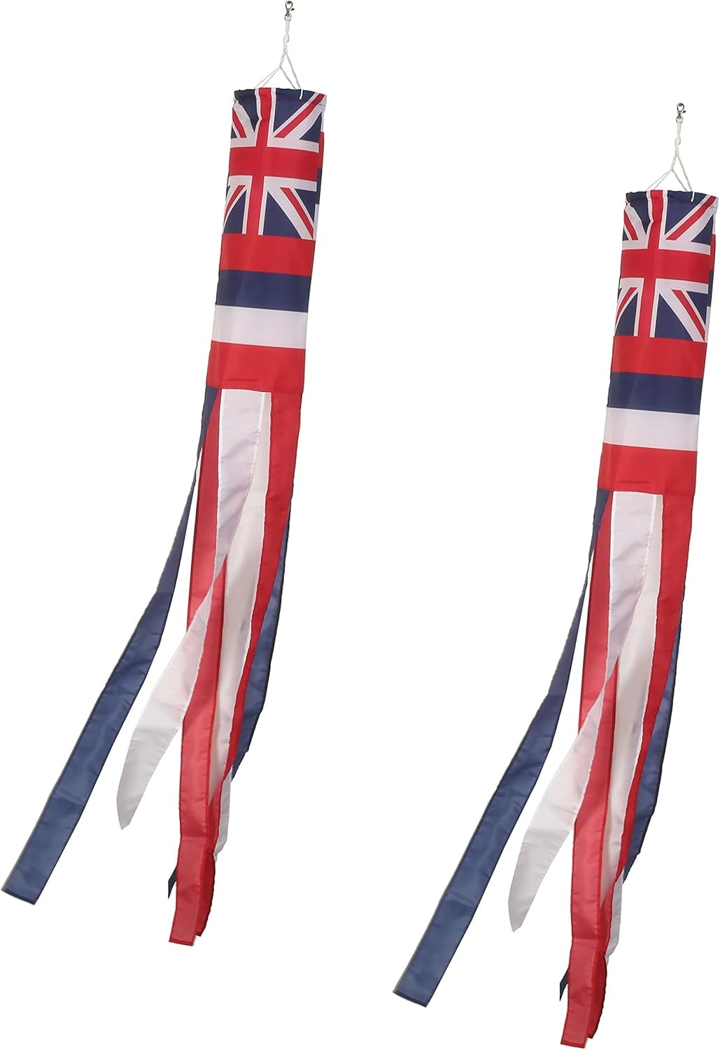 Hawaiian Flag WindSock US State Flags 2 Pack Stripes Wind Socks for ...