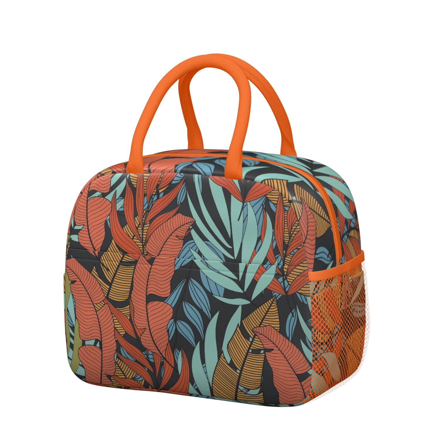 Hawaiian Floral Insulated Lunch Bag – Aloha Inspired Tropical Leaf ...