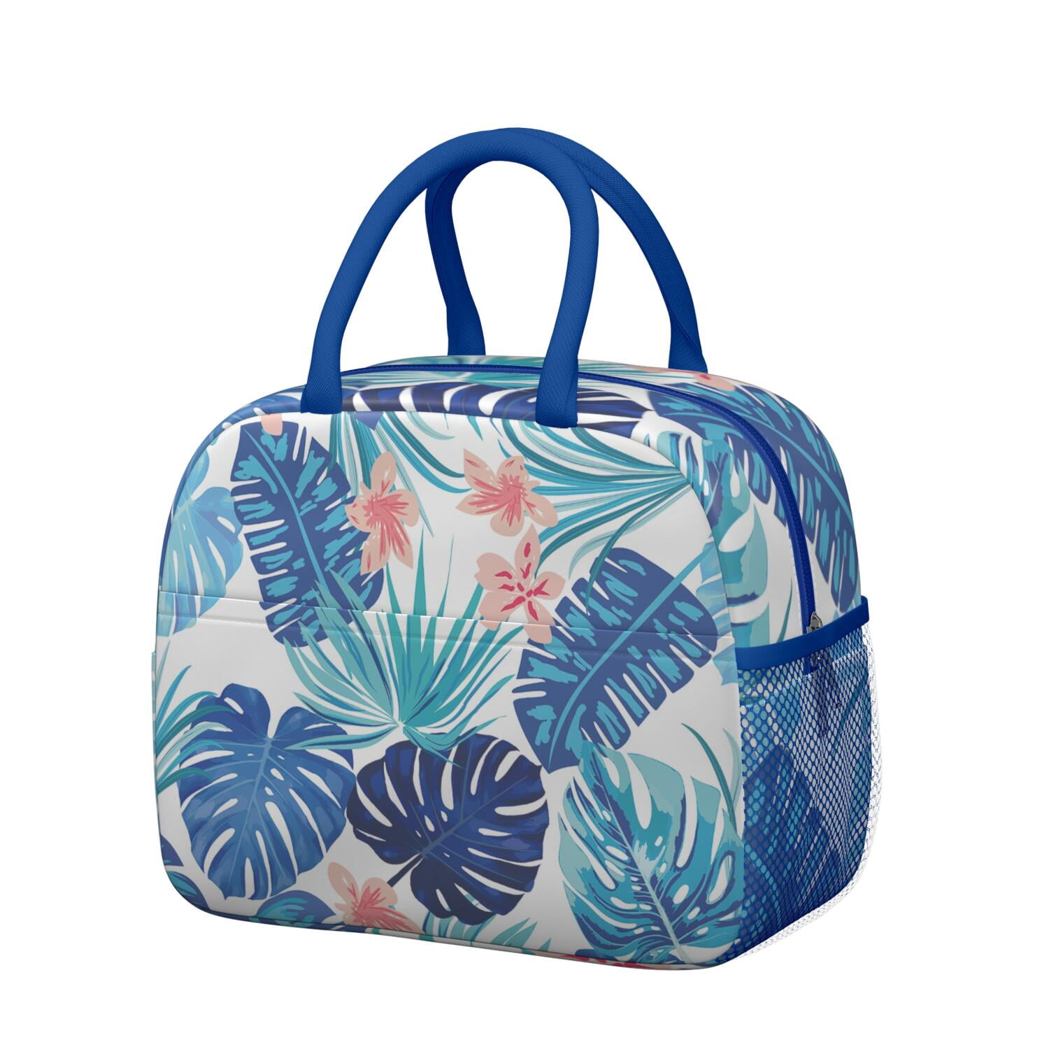 Hawaiian Floral Insulated Lunch Bag – Aloha Inspired Tropical Leaf ...