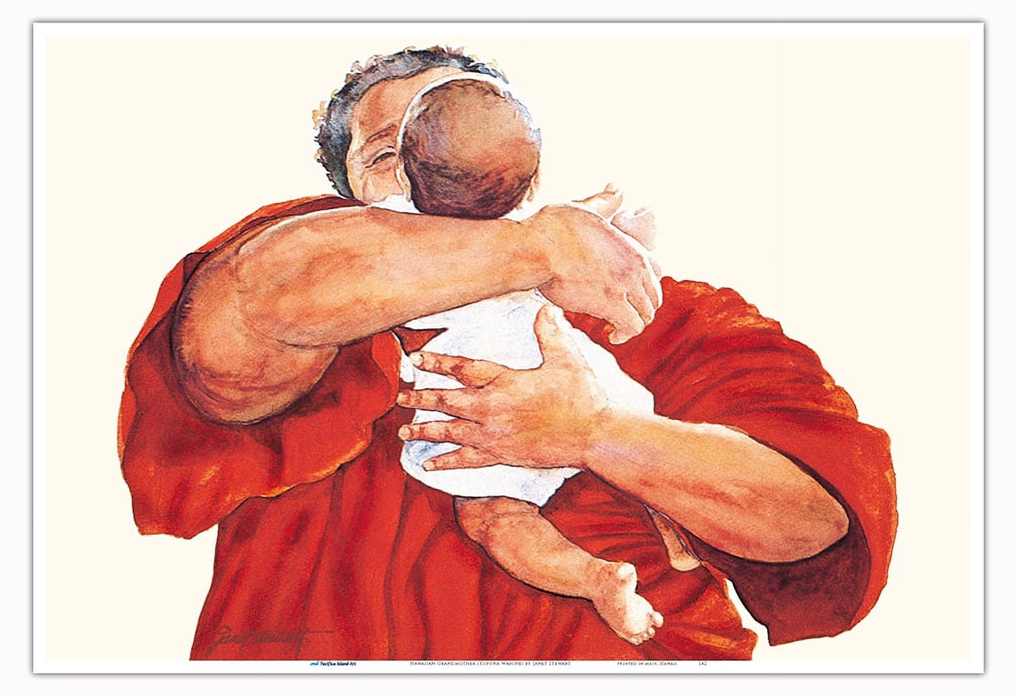 Hawaiian Grandmother (Kupuna Wahine) - From an Original Watercolor ...