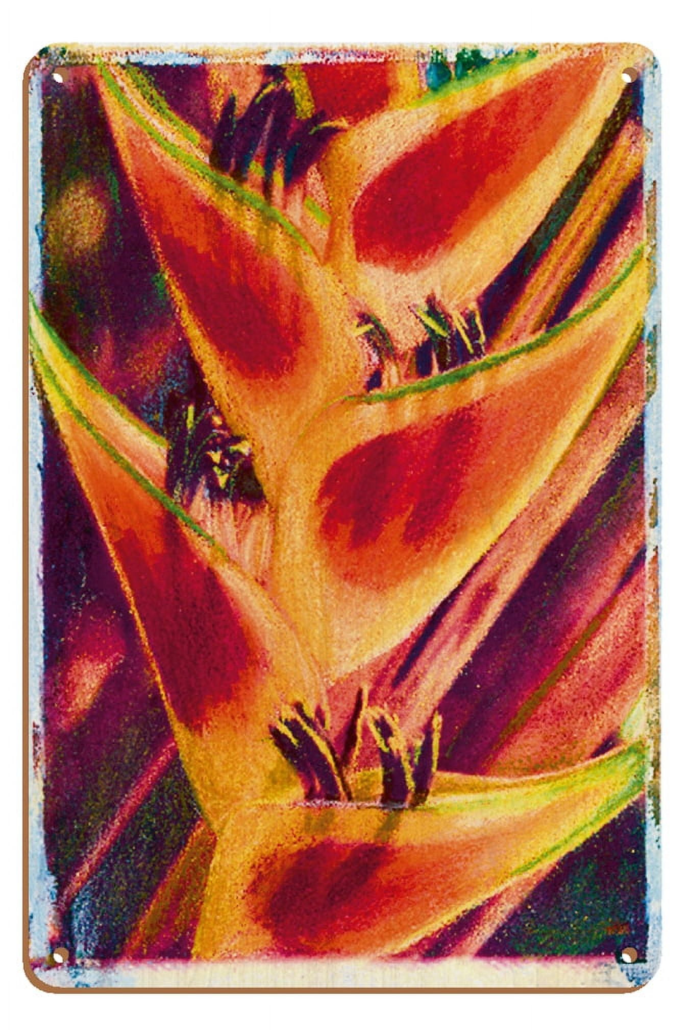 Hawaiian Heliconia Flowers - From an Original Color Photographic ...